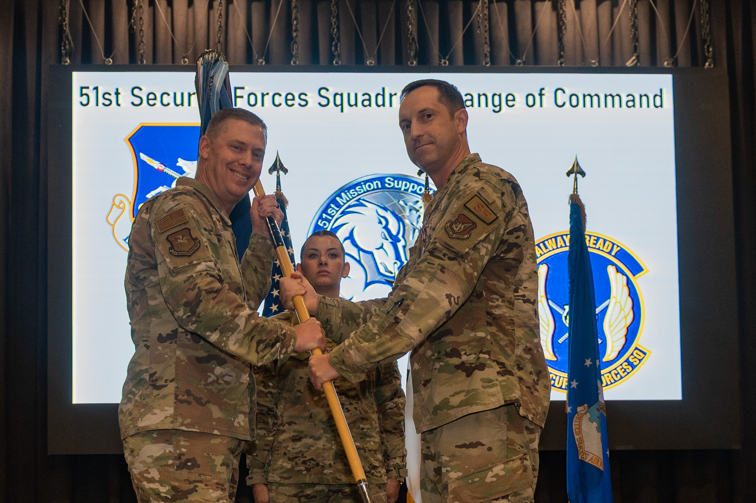 51st Security Forces Squadron hosts change of command 2024 > Osan Air Base > Article Display
