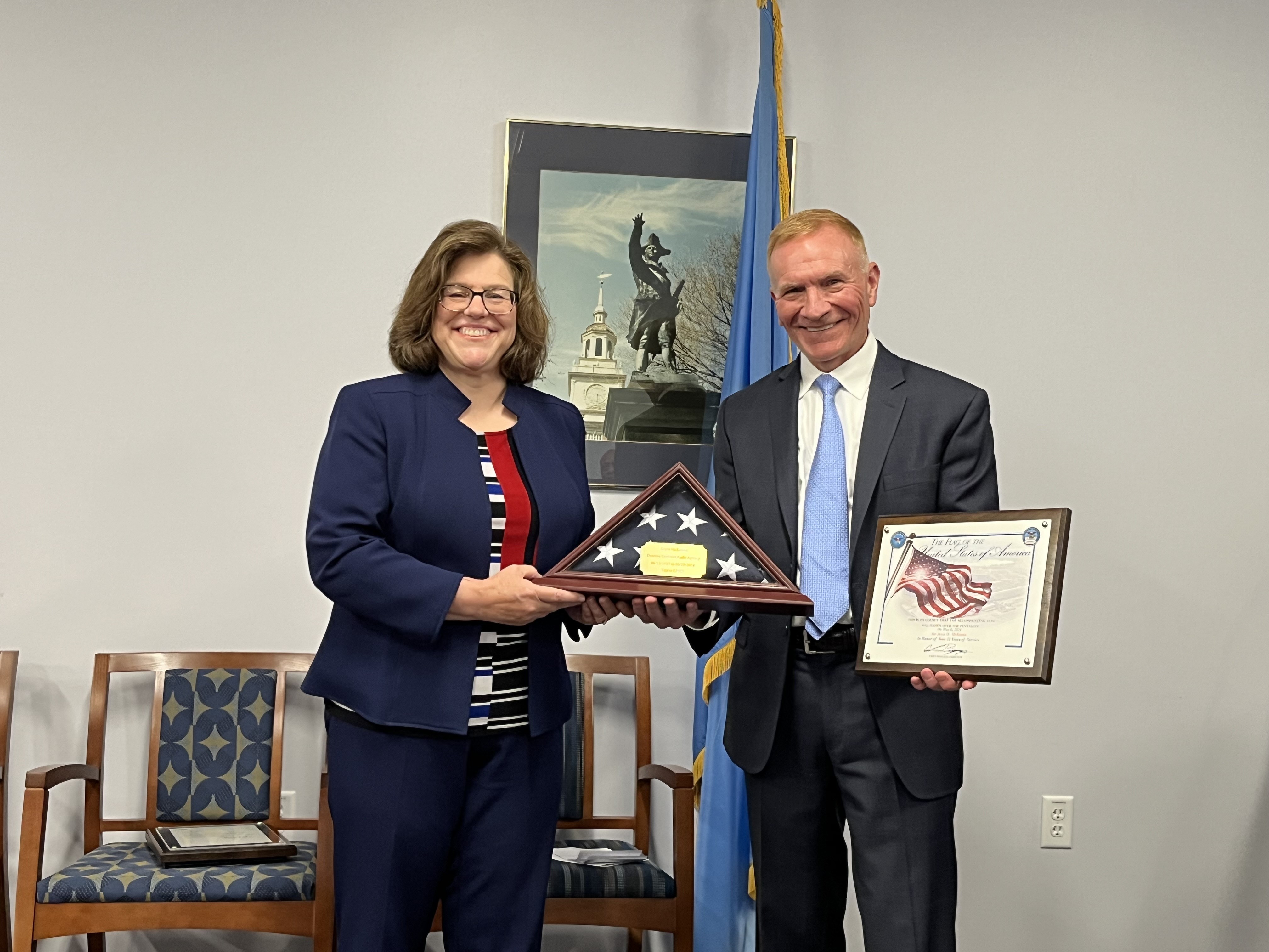 Joyce McKenna Presented Prestigious William B. Petty Award > DCAA > Article View