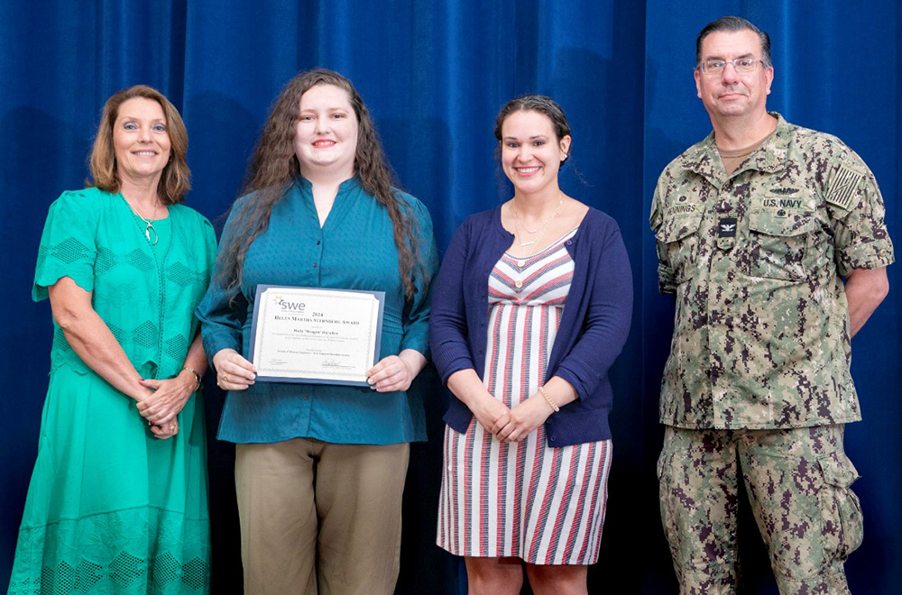 NUWC Division Newport engineer wins Society of Women Engineers Helen Martha Sternberg Award for 2024