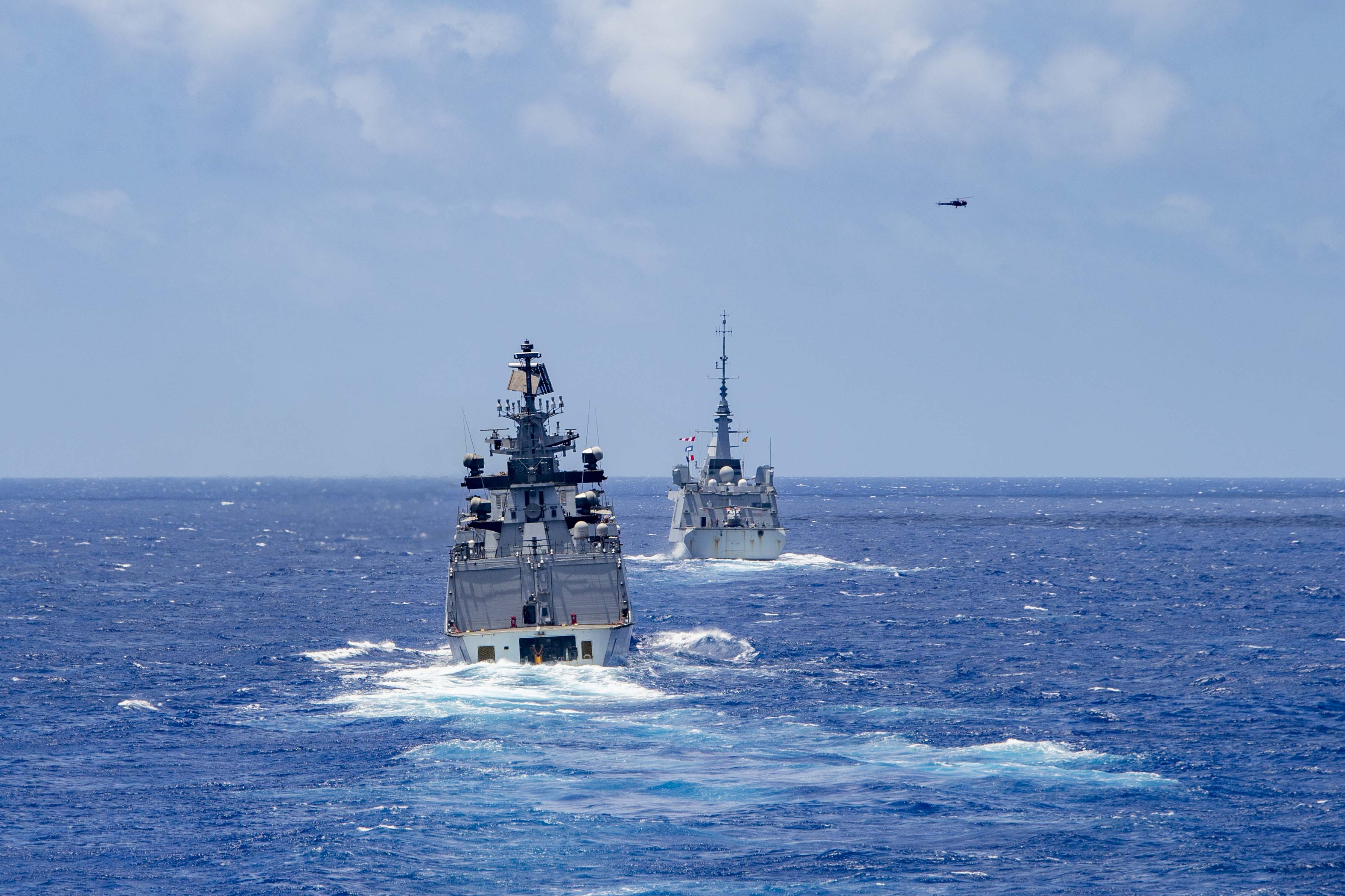 RIMPAC 2024: Partners sail together in the Pacific Ocean