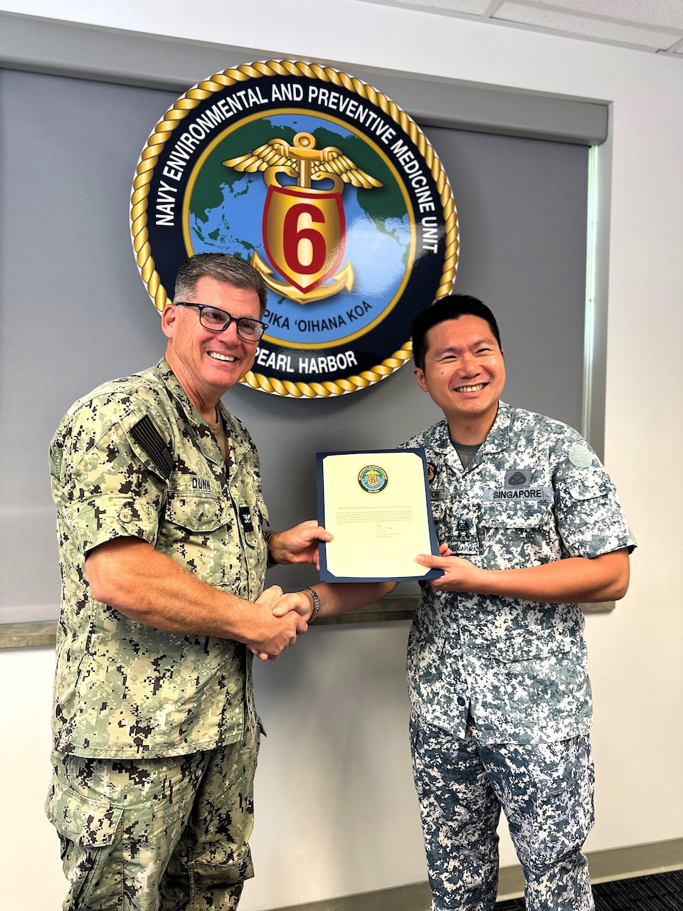 Navy Environmental and Preventive Medicine Unit Six and Singapore Armed ...