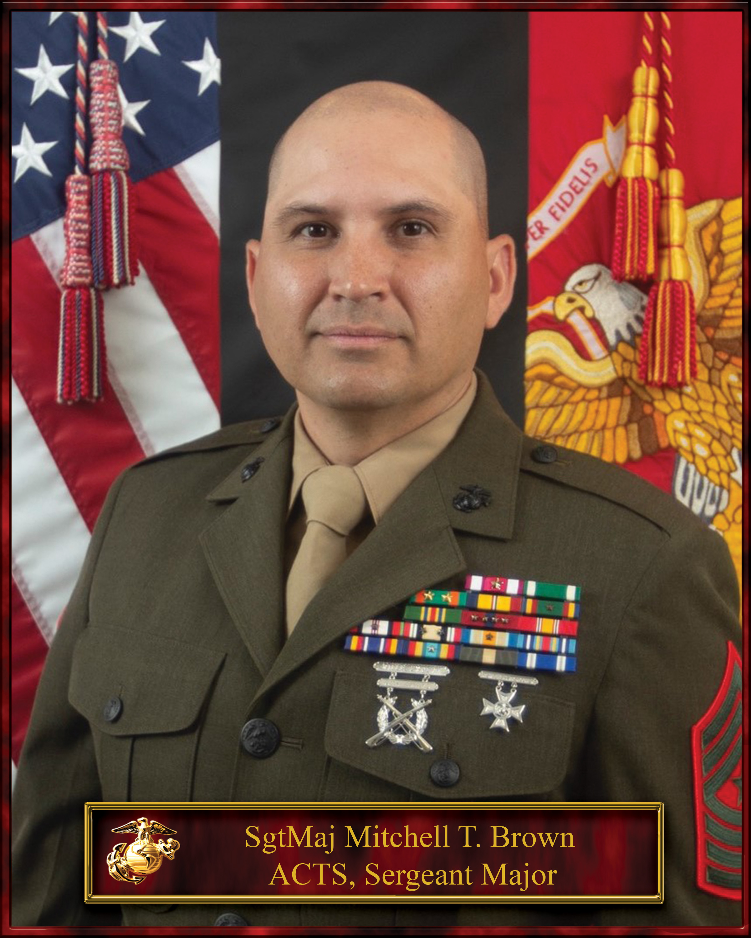 Sergeant Major Mitchell T. Brown > Training Command > Biography