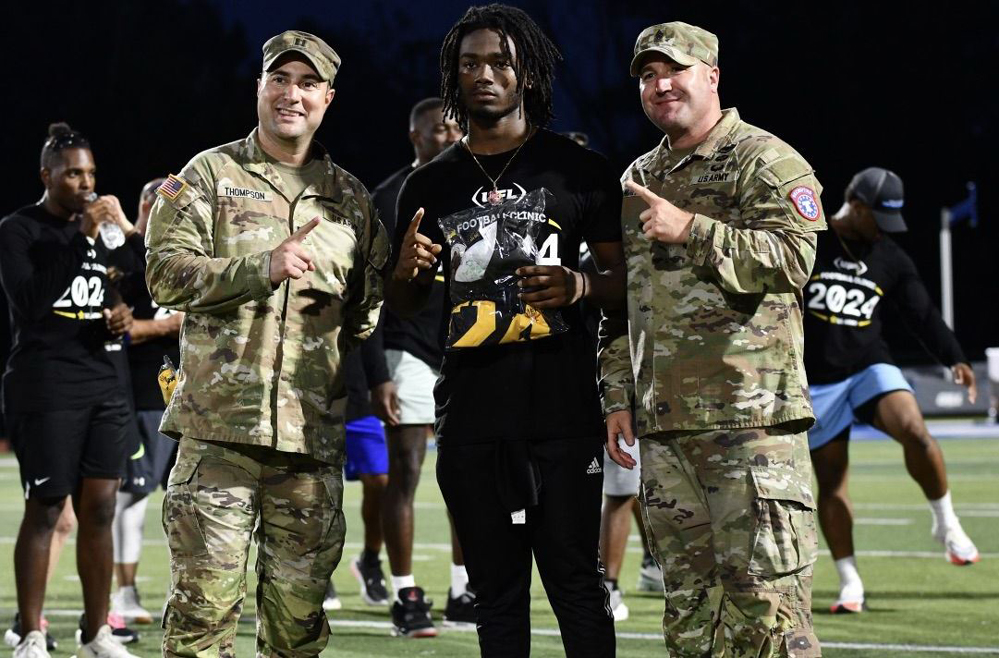 U.S. Army Sponsors Successful UFL High School Football Clinics at ...