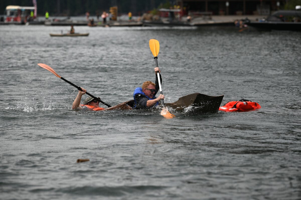 Team Kingsley participates in 2nd annual Cardboard Boat Race > 173rd ...