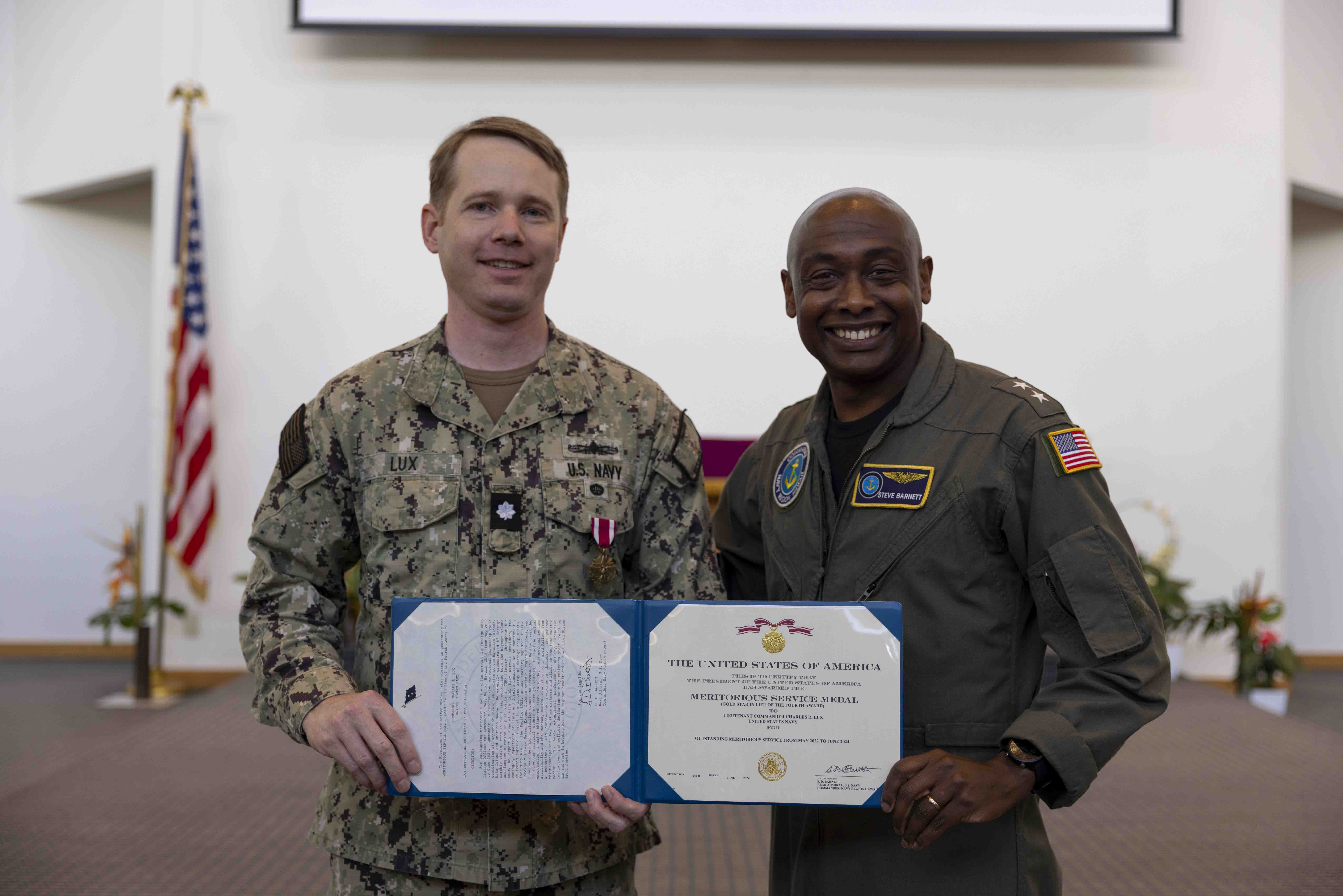 Naval officer earns award for leadership in foreign ship liaison office ...