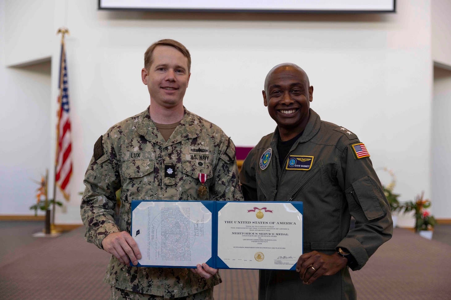 Naval officer earns award for leadership in foreign ship liaison office ...