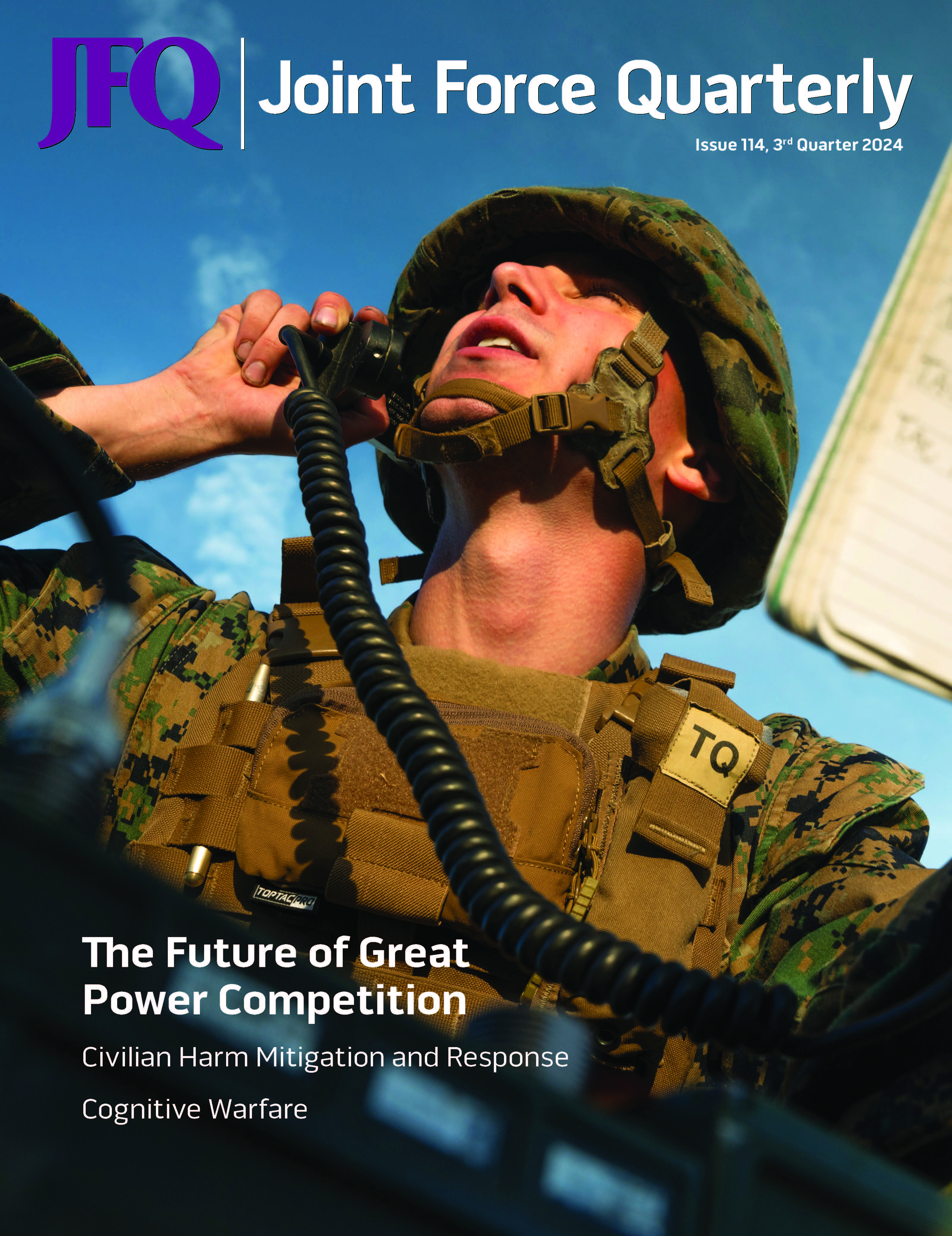 Joint Force Quarterly 114 > National Defense University > Article View