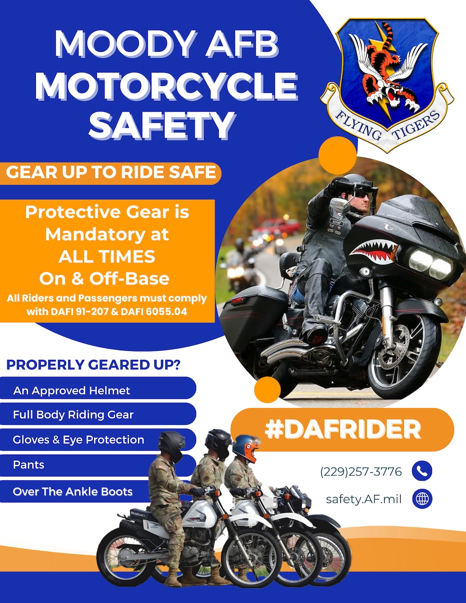 Moody AFB promotes rider safety > Air Force Safety Center > Article Display