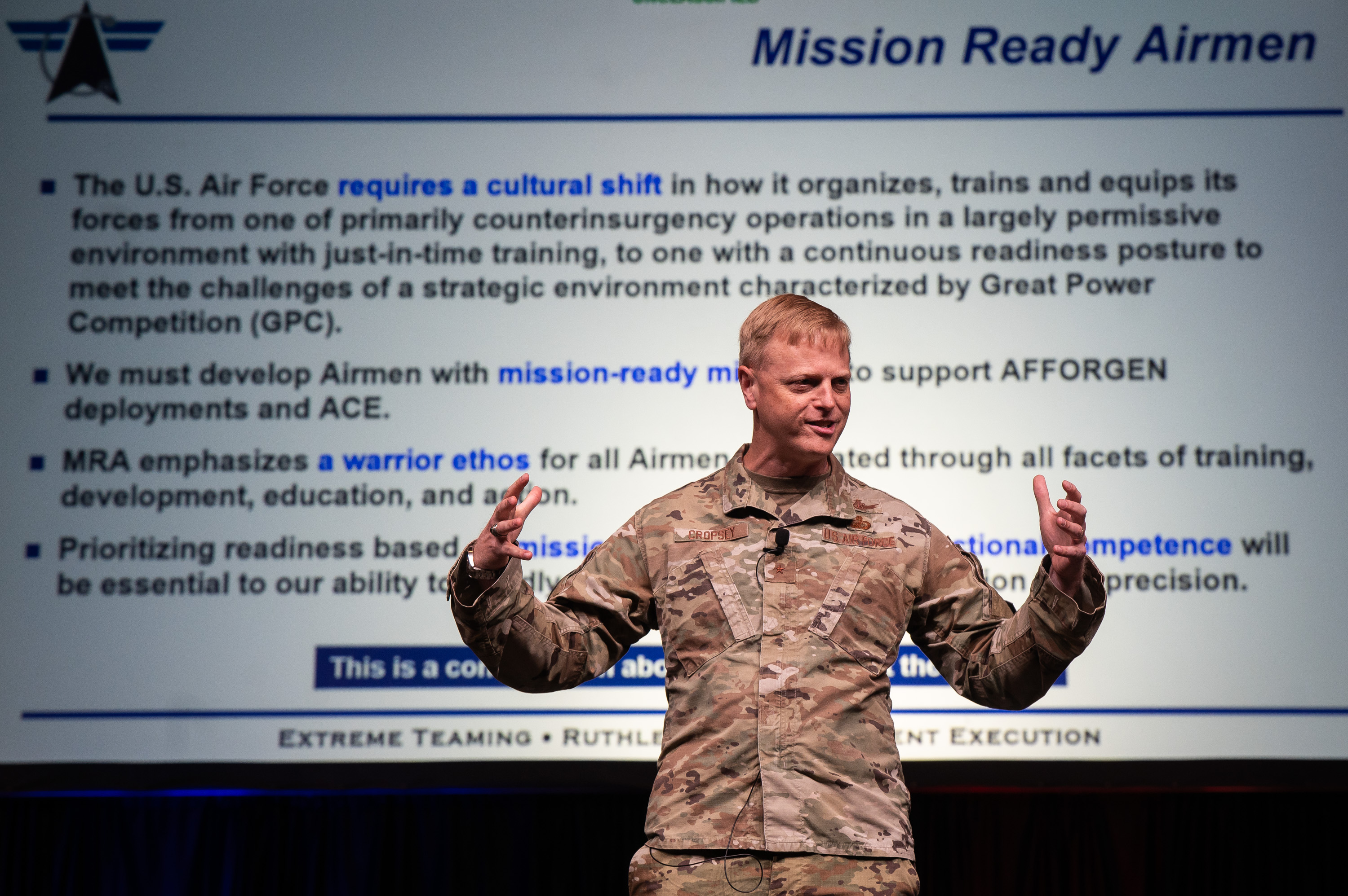 'Know What Matters' - C3BM PEO Addresses LCID 2024 Crowd > Air Force ...