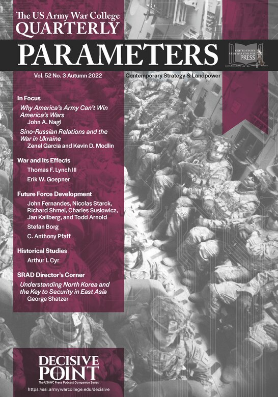 Parameters | Autumn 2022 > US Army War College - Publications > Display