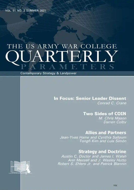 Parameters | Summer 2021 > US Army War College - Publications > Display