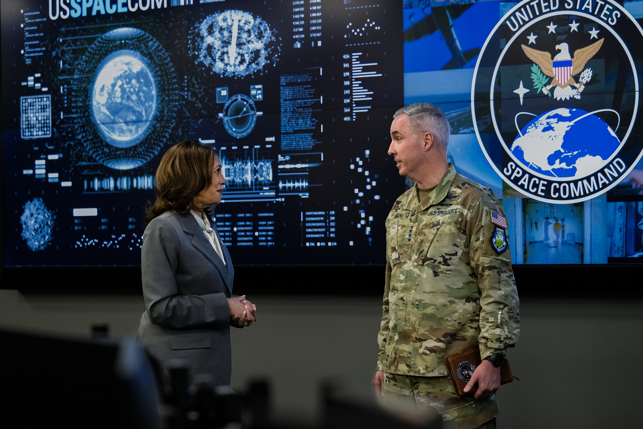 Usspacecom Hosts Vice President United States Space Command Article Display