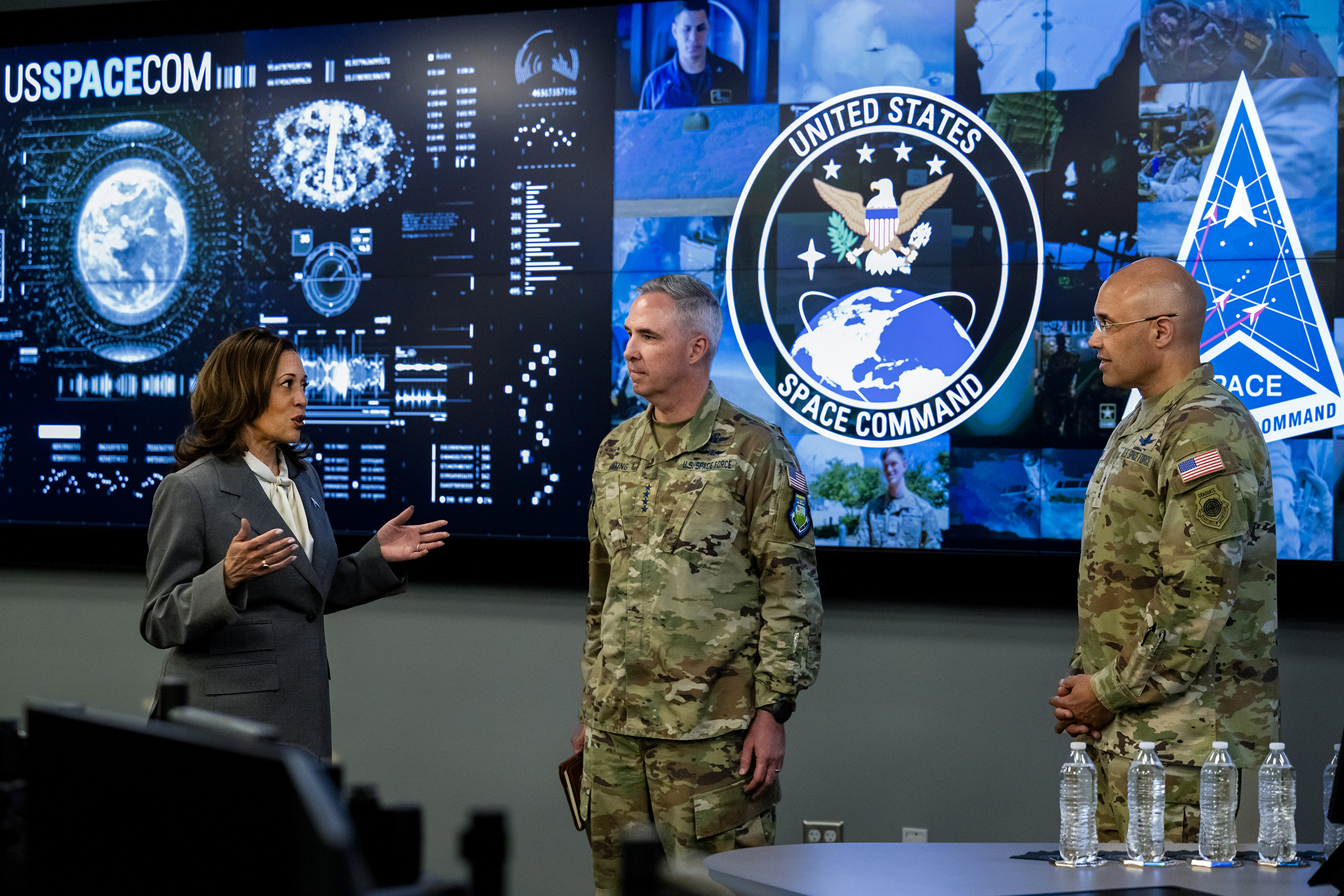 Usspacecom Hosts Vice President United States Space Command Article Display