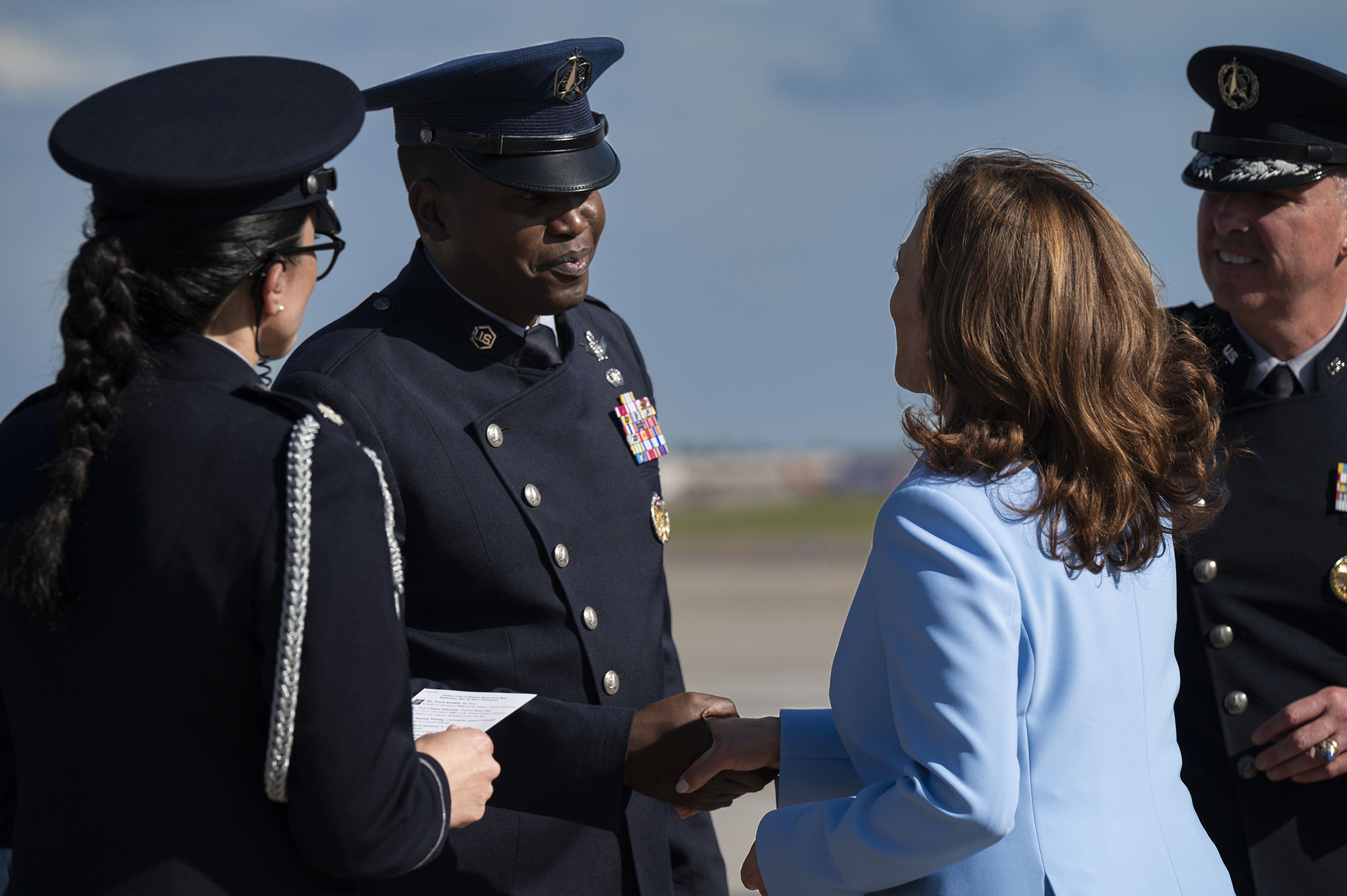 Usspacecom Hosts Vice President United States Space Command Article Display