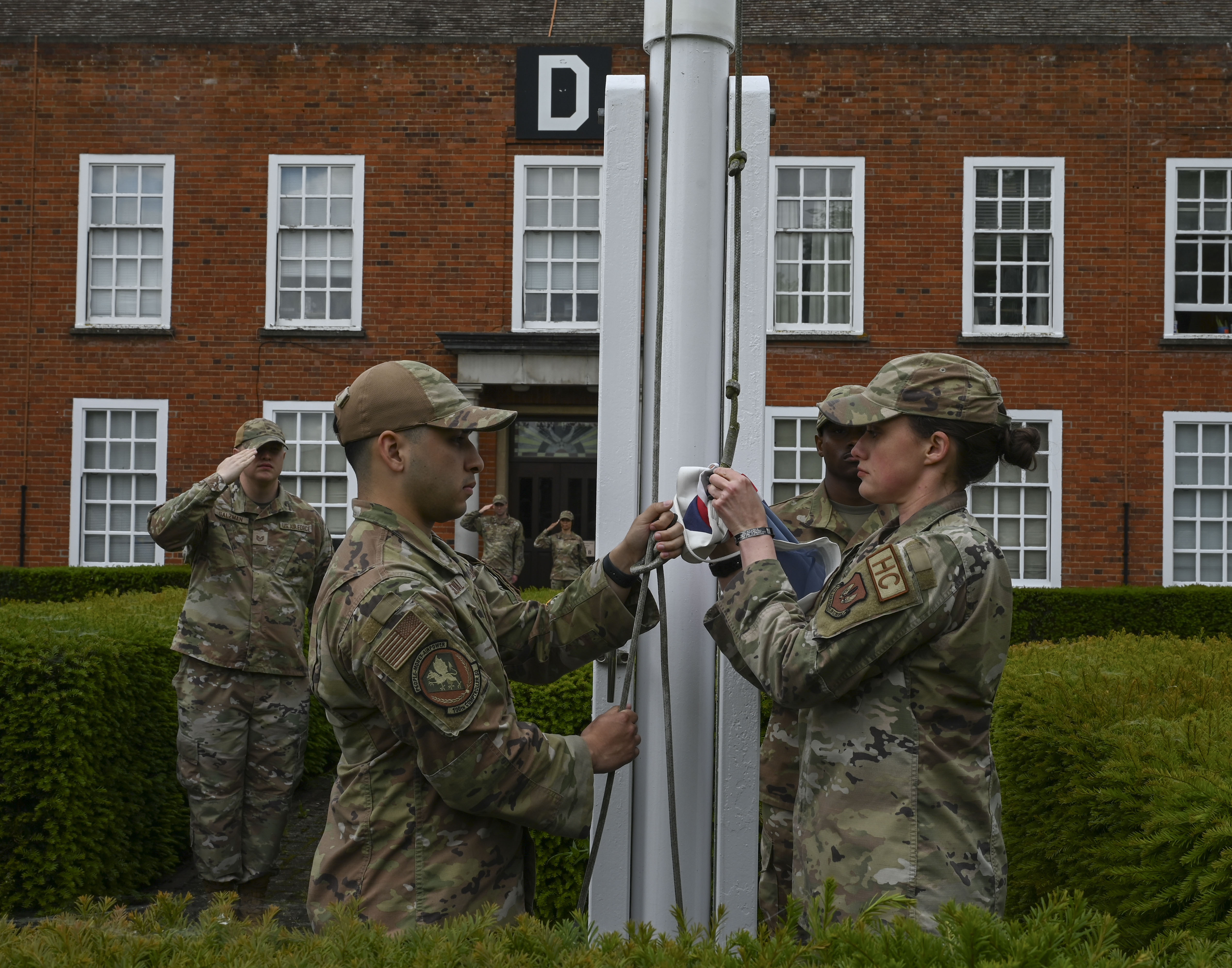 RAF Mildenhall hosts 100th Air Refueling Wing retreat > Royal Air Force Mildenhall > RAF ...