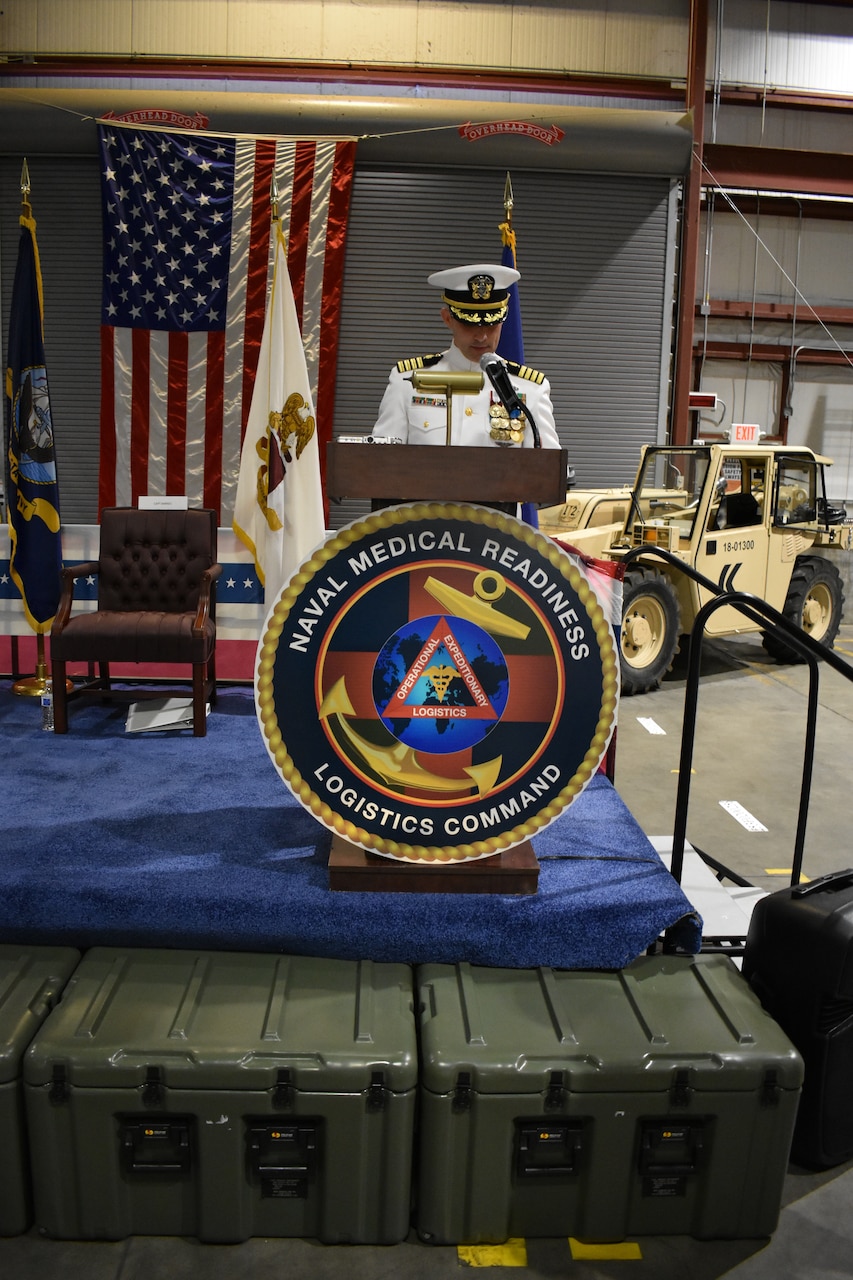 Barnes Takes Command at Naval Medical Readiness Logistics Command ...