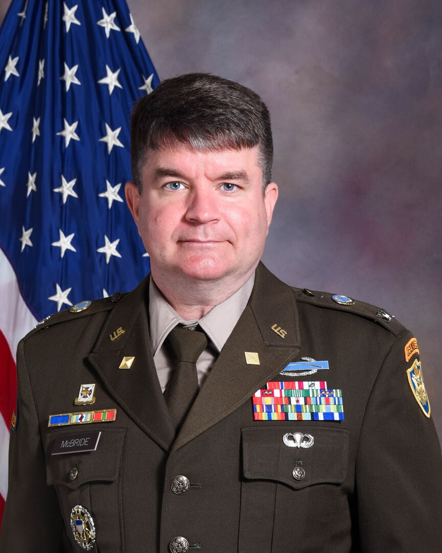 COL M. Ryan McBride, USA > The Eisenhower School > Leader-Bio