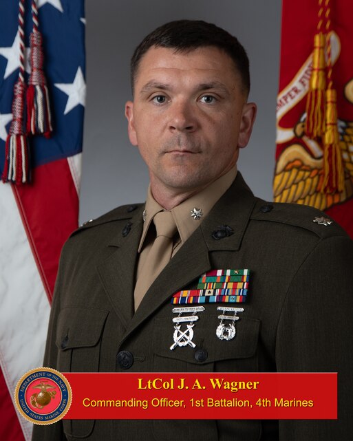 Lieutenant Colonel J.A. Wagner > 1st Marine Division > Biography