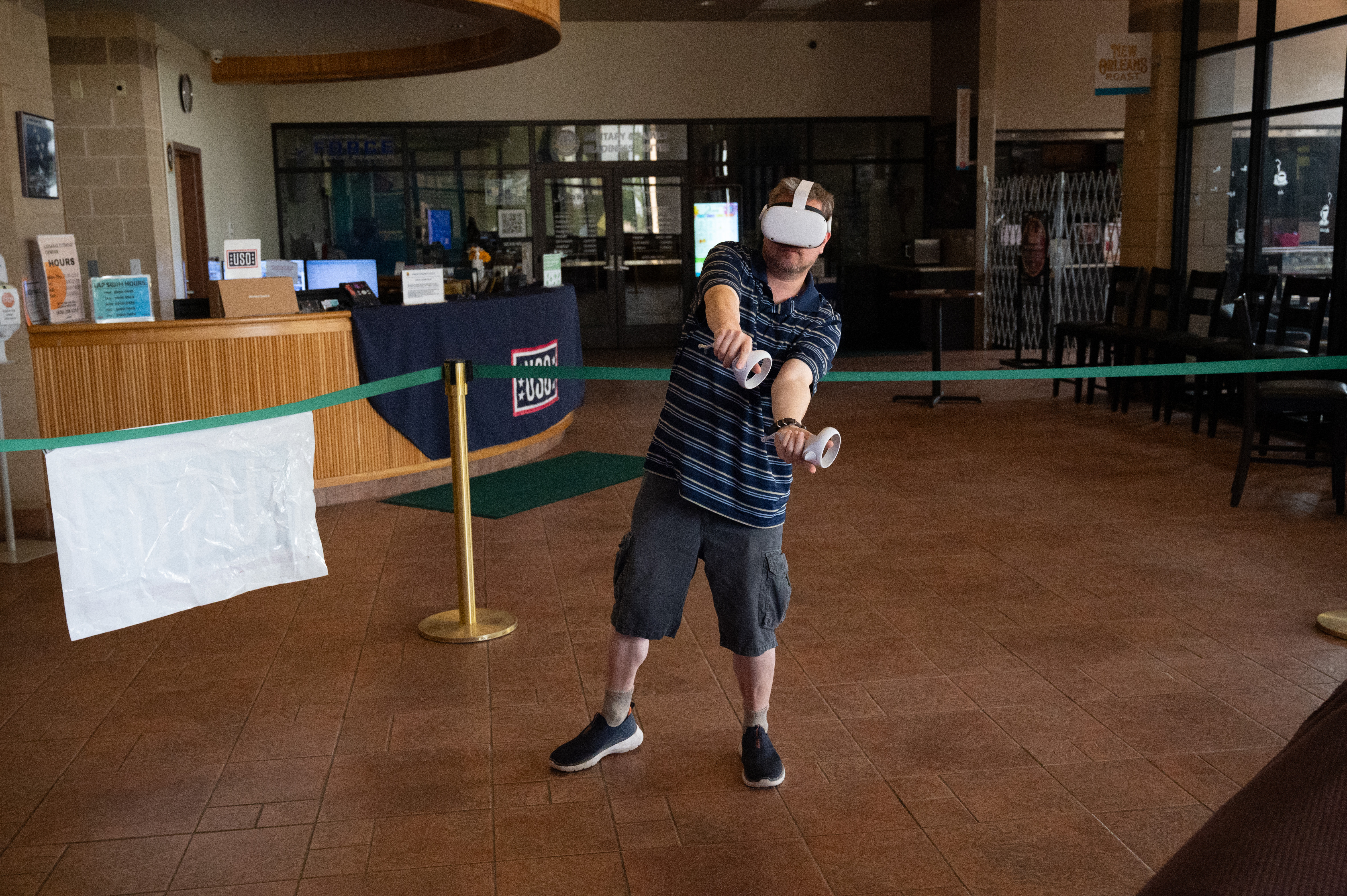 USO brings mobile gaming unit to Laughlin > Air Education and Training ...