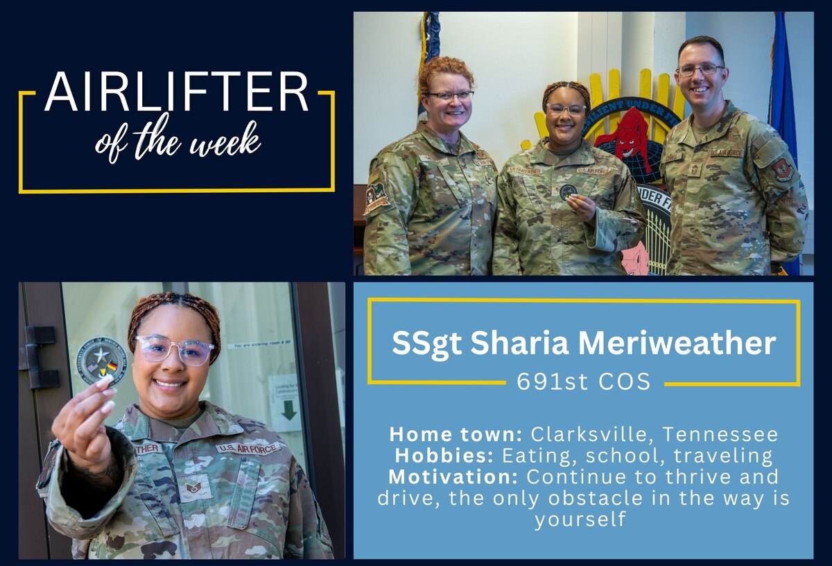 Airlifter Of The Week: SSgt Sharia Meriweather > Ramstein Air Base ...