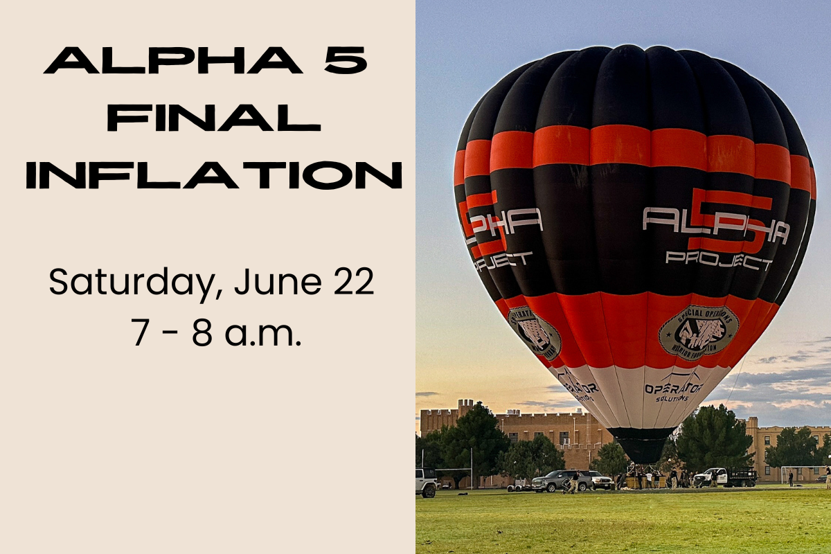 Public invited to watch the final inflation of the record-setting Alpha ...