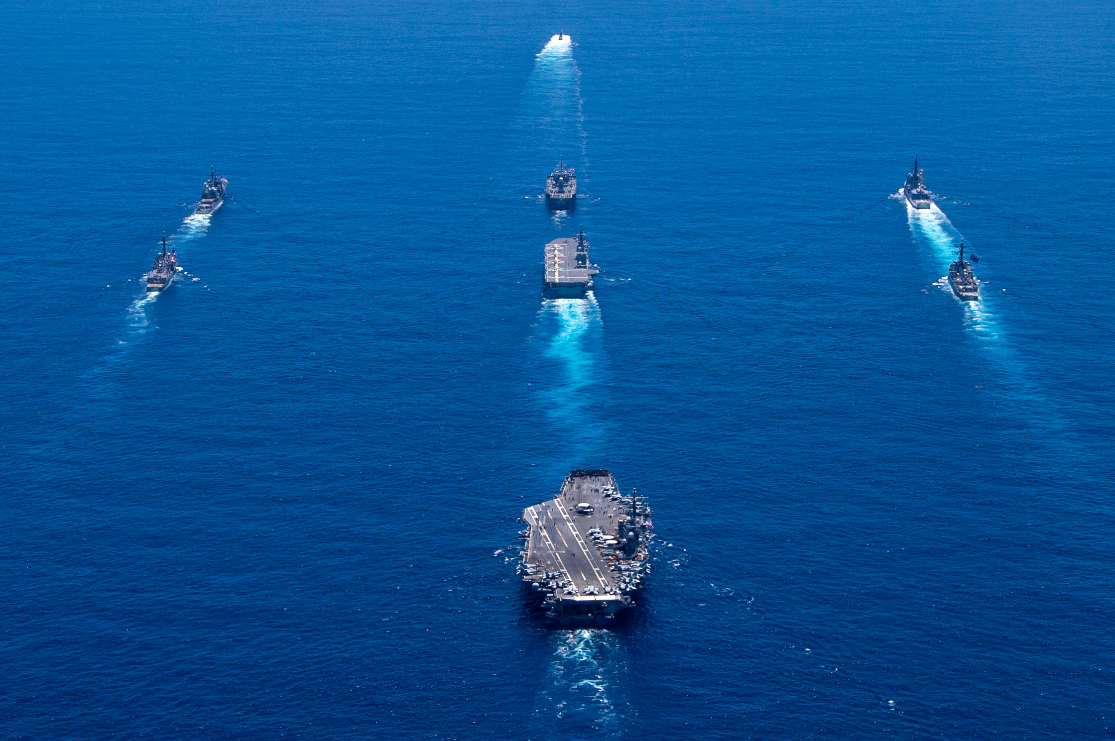 Carrier Strike Group 5 joins USS Blue Ridge, allies to begin Exercise ...