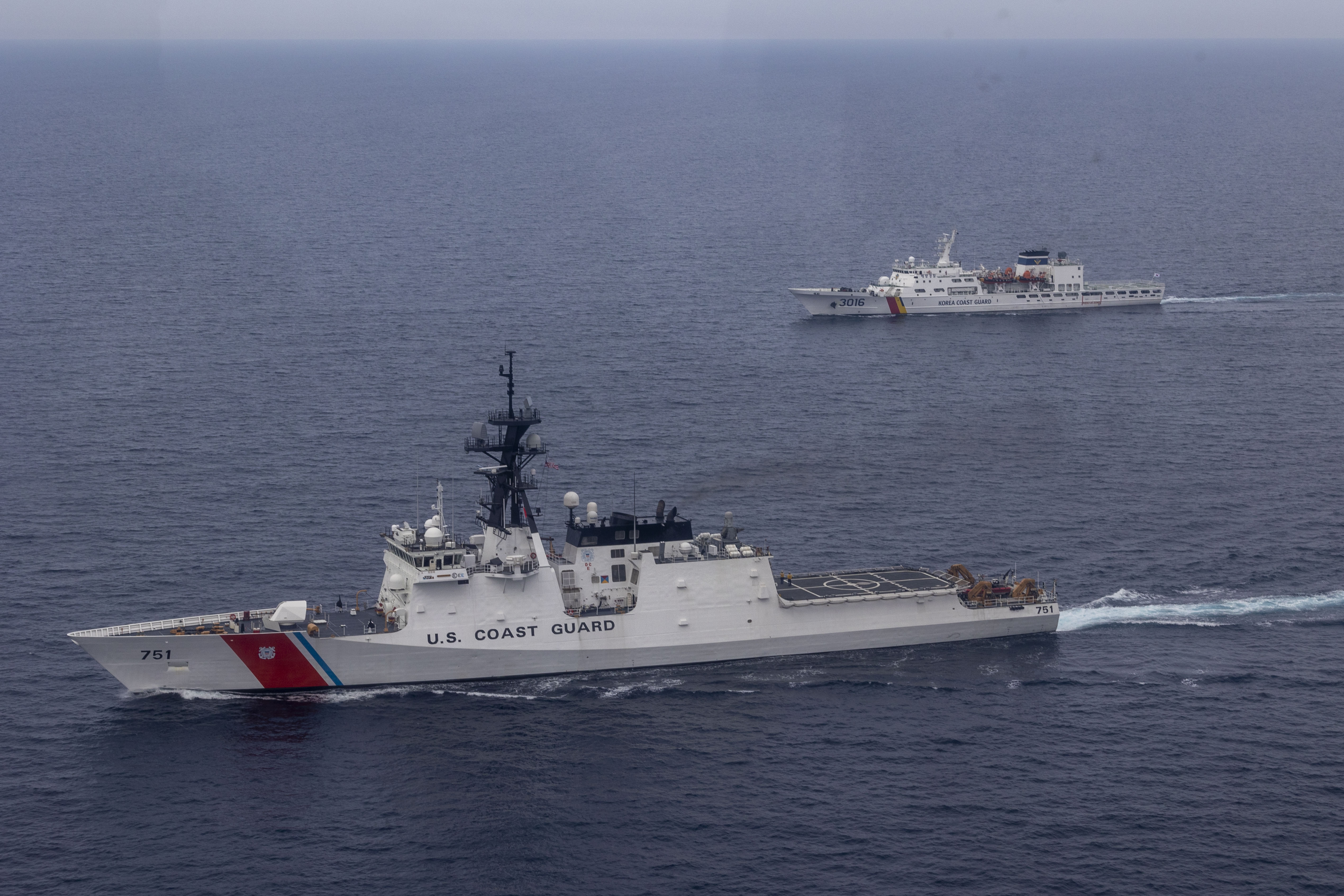 U.S., Japan, and Korea Coast Guards Conduct Trilateral Operations ...