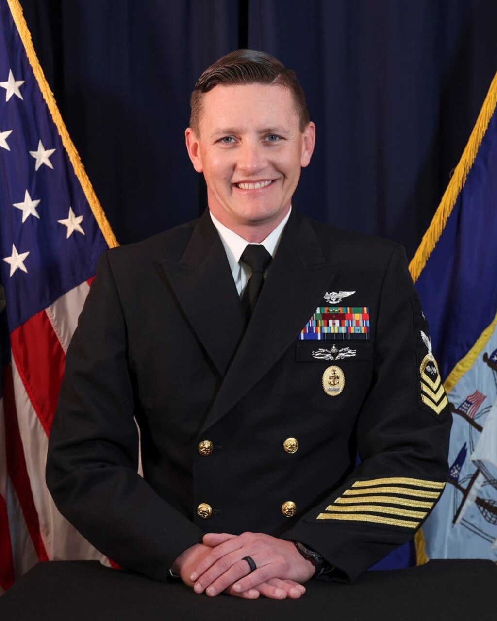 Senior Chief Aviation Structural Mechanic James L. Domholdt > Naval Education and Training ...
