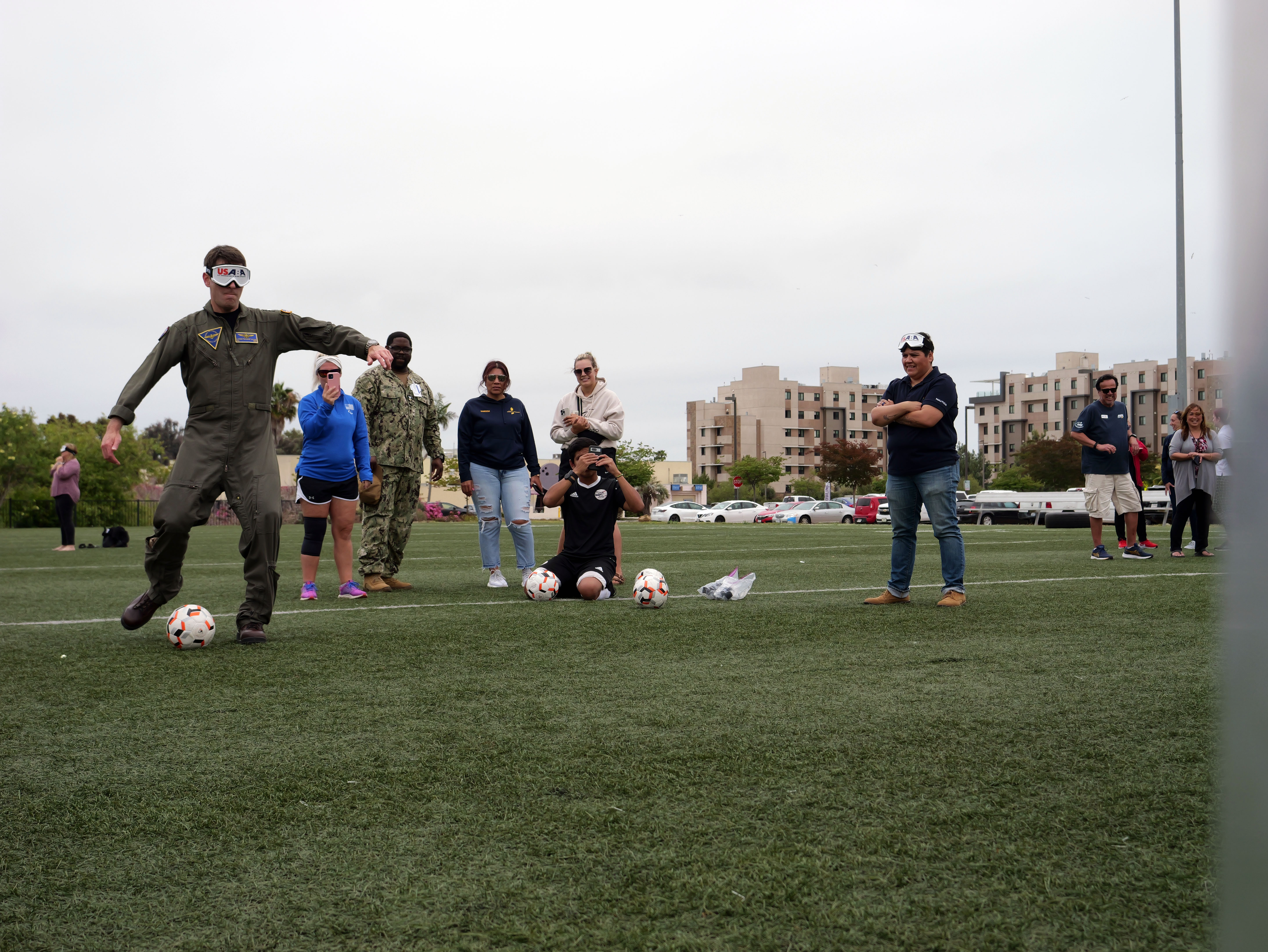 USA Men’s National Blind Soccer Team Visits Sailors > Commander, Navy ...