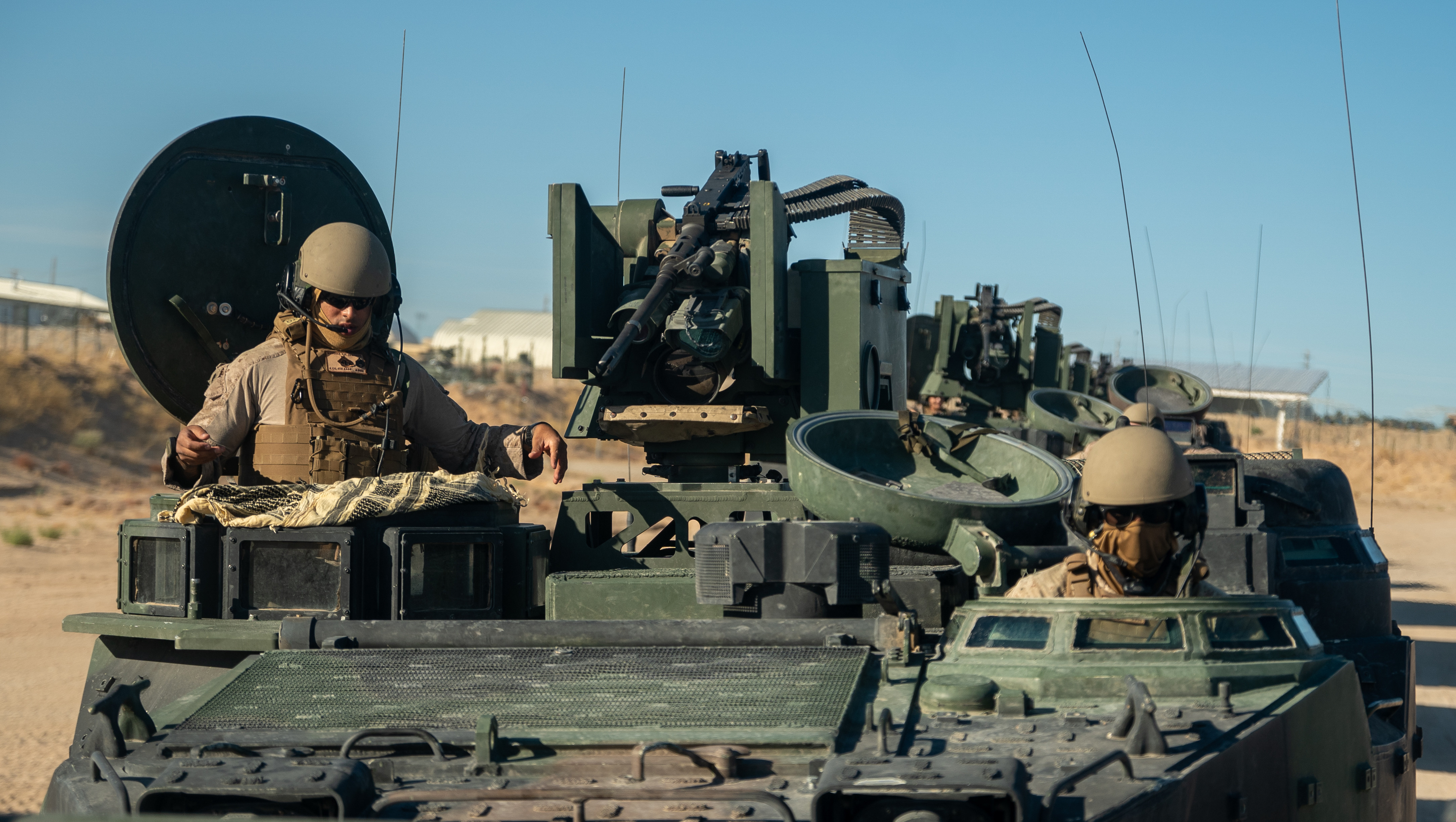 Marines with 4th Assault Amphibian Battalion test their capabilities at ...