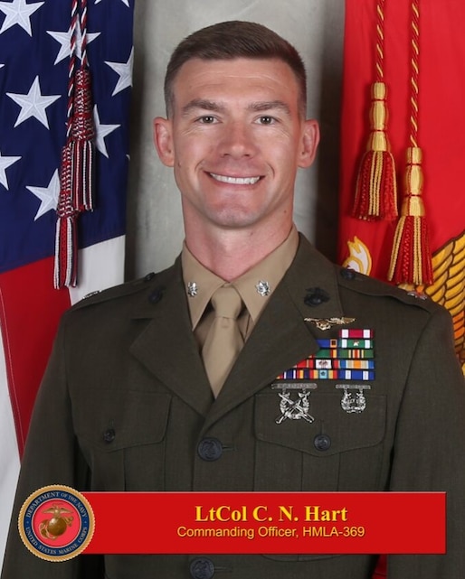 Lieutenant Colonel Christopher N. Hart > 3rd Marine Aircraft Wing > Biography