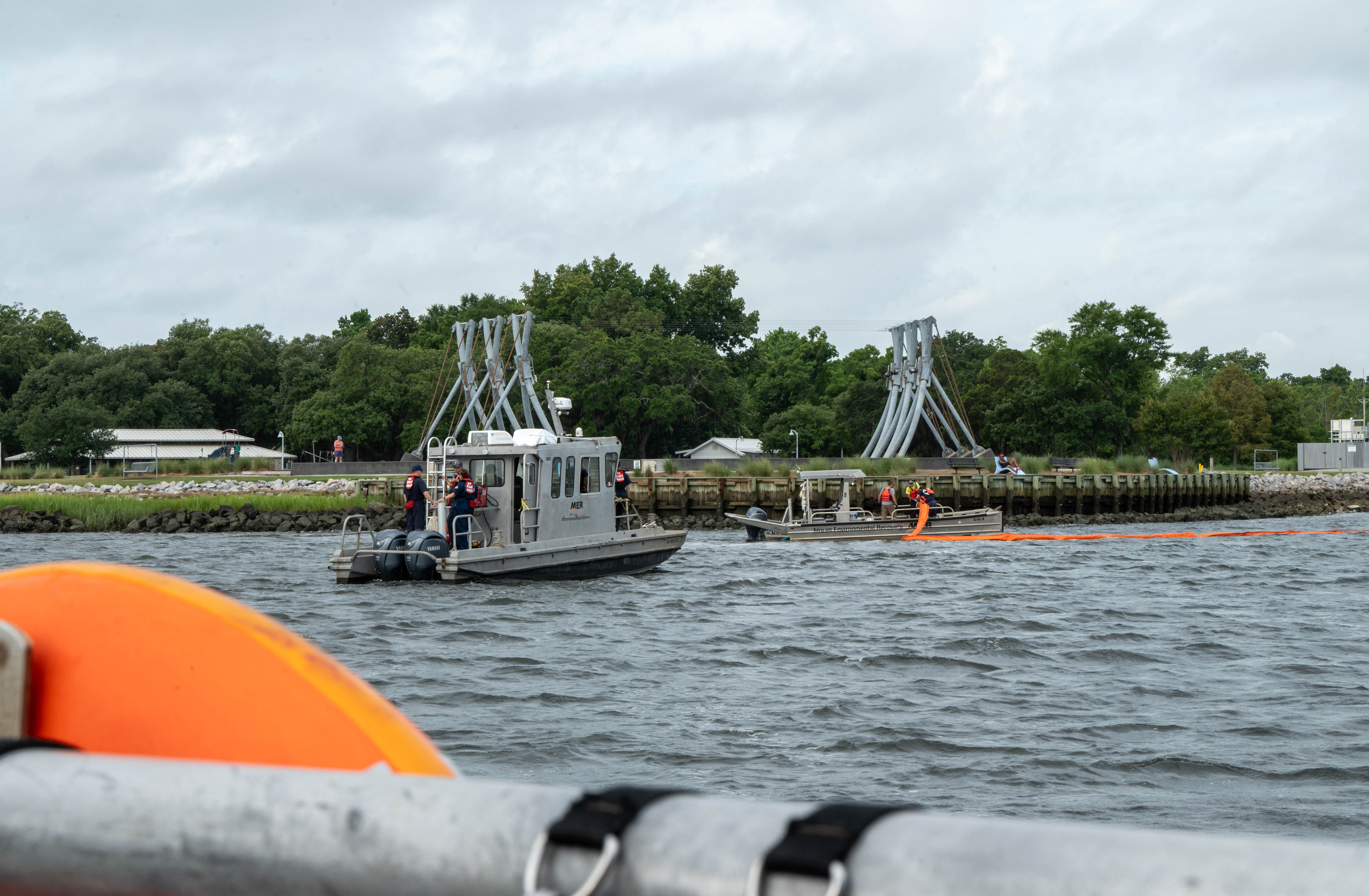 U.S. Coast Guard Sector Charleston Leads Simulated Oil Spill Exercise ...