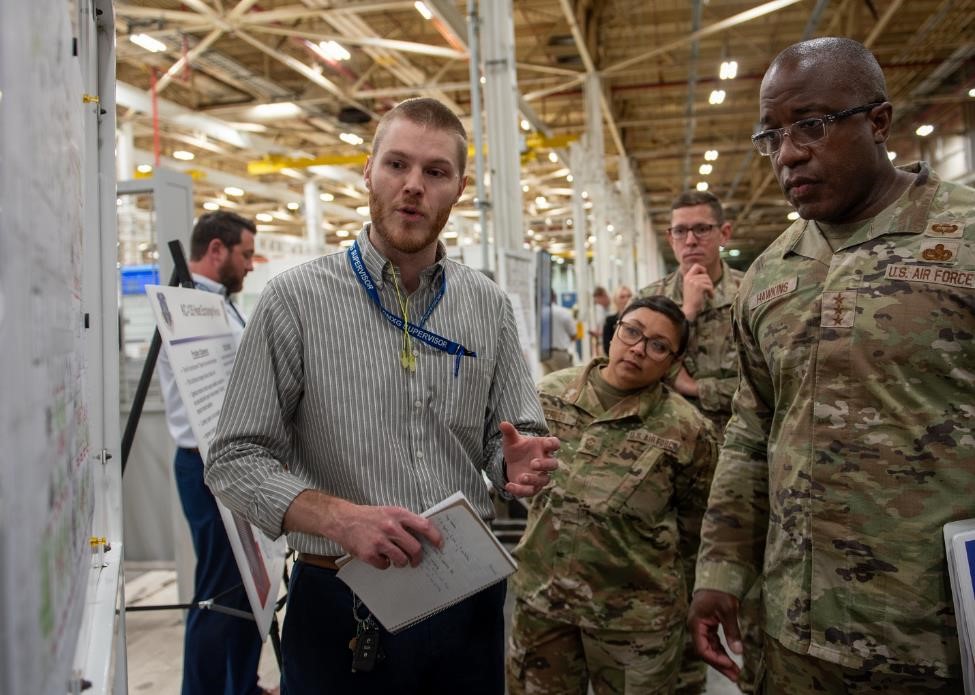 AFSC Commander travels Tinker to get updates on key missions > Tinker ...