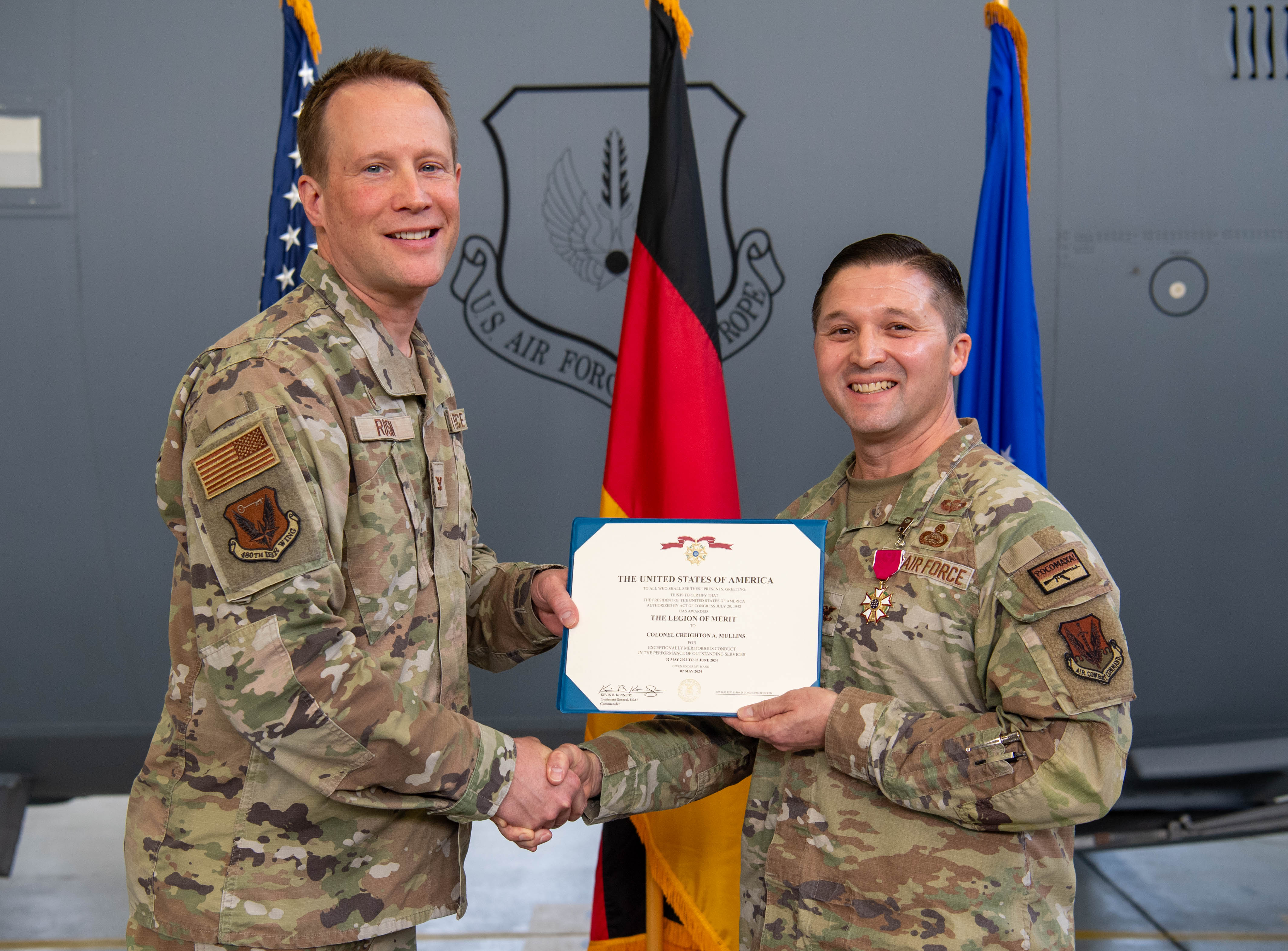 693rd ISRG says farewell, welcomes new commander > Ramstein Air Base ...