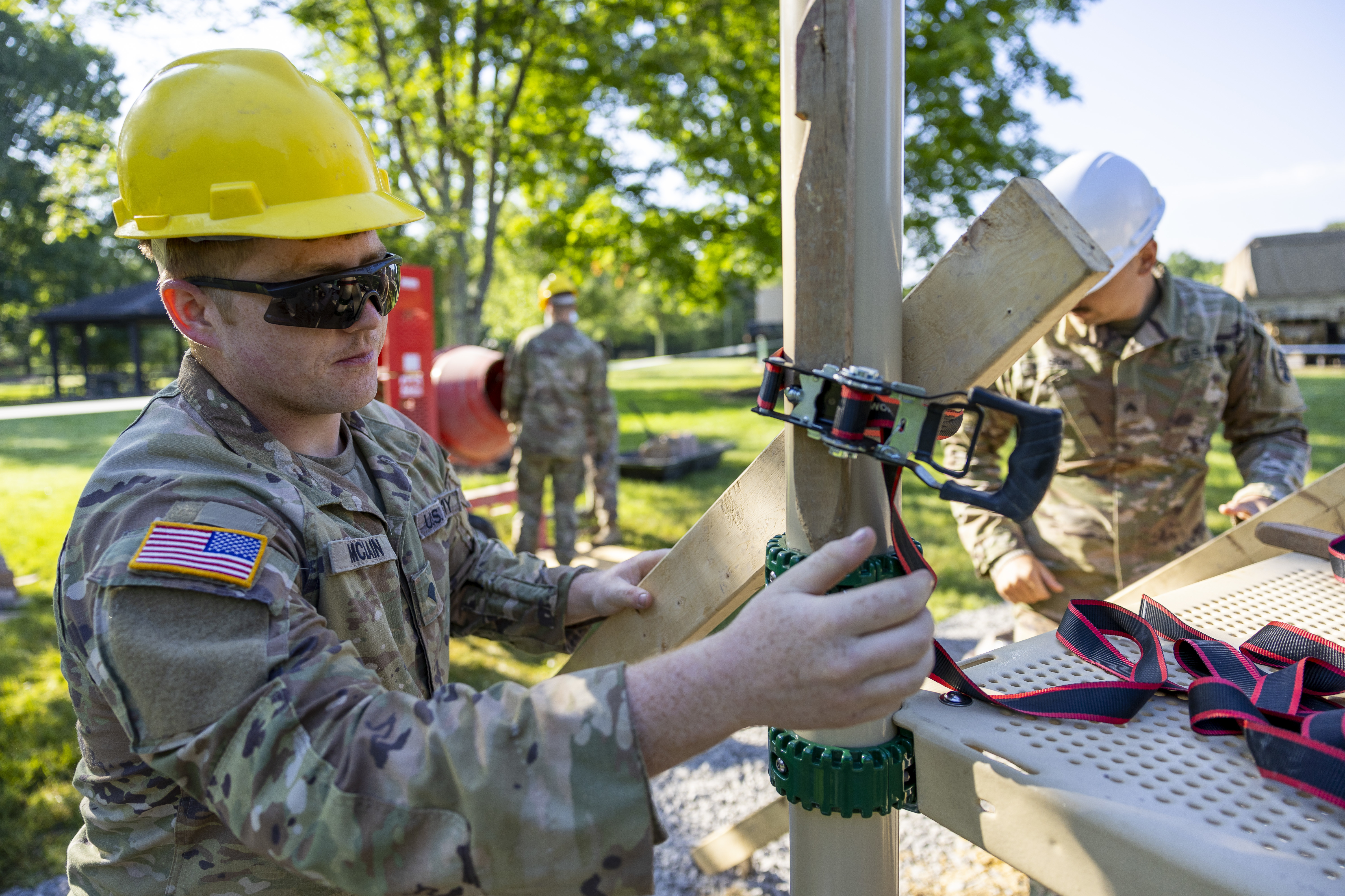 From battlegrounds to playgrounds, Army Reserve Soldiers flex ...