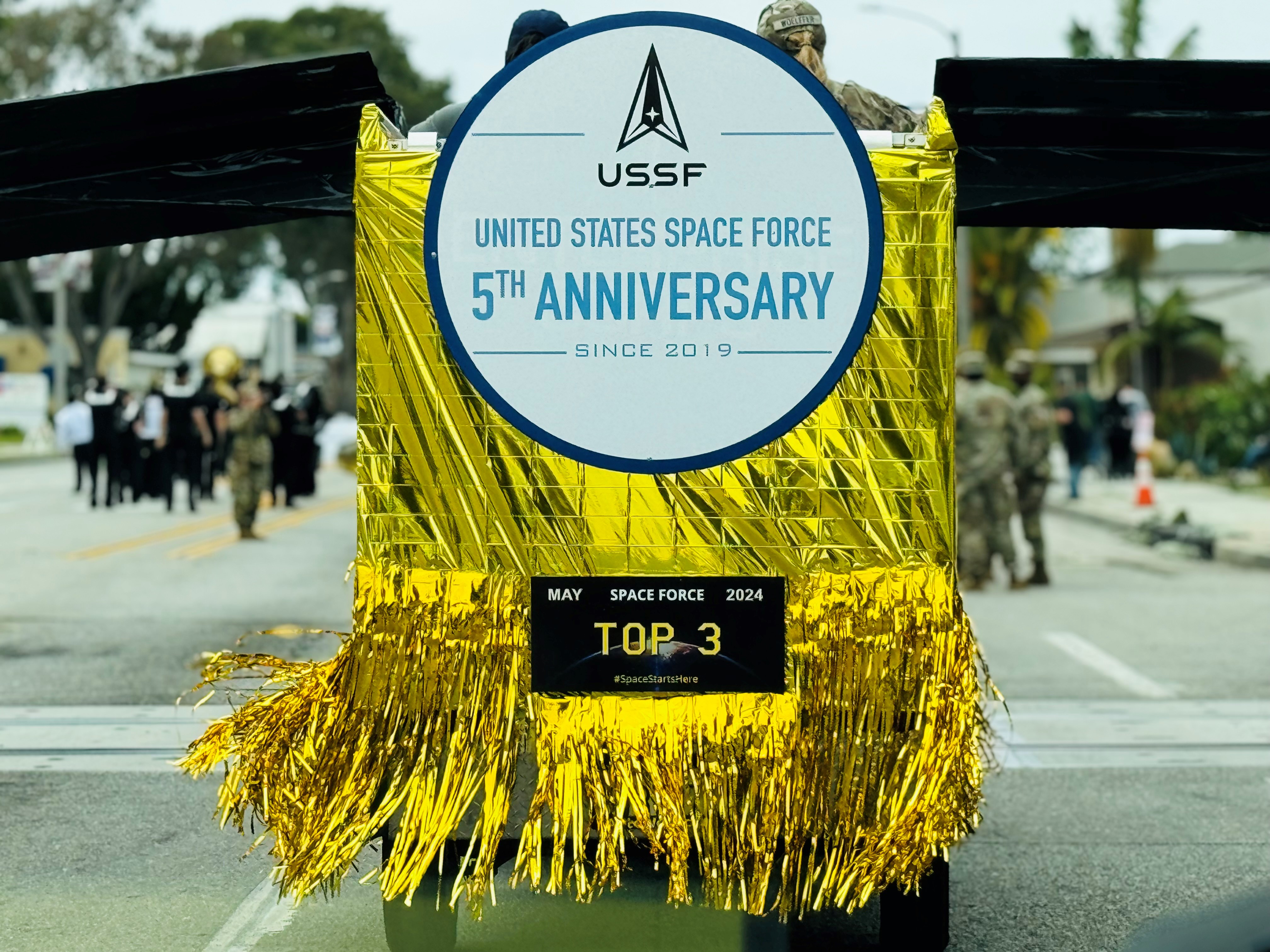 Floating Down Torrance Boulevard Sharing the Space Force Mission ...