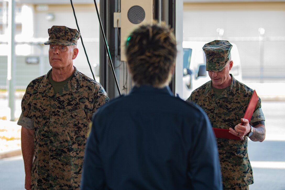 Marine Corps Installations Command Commanding General awards Master Labor Contract First ...