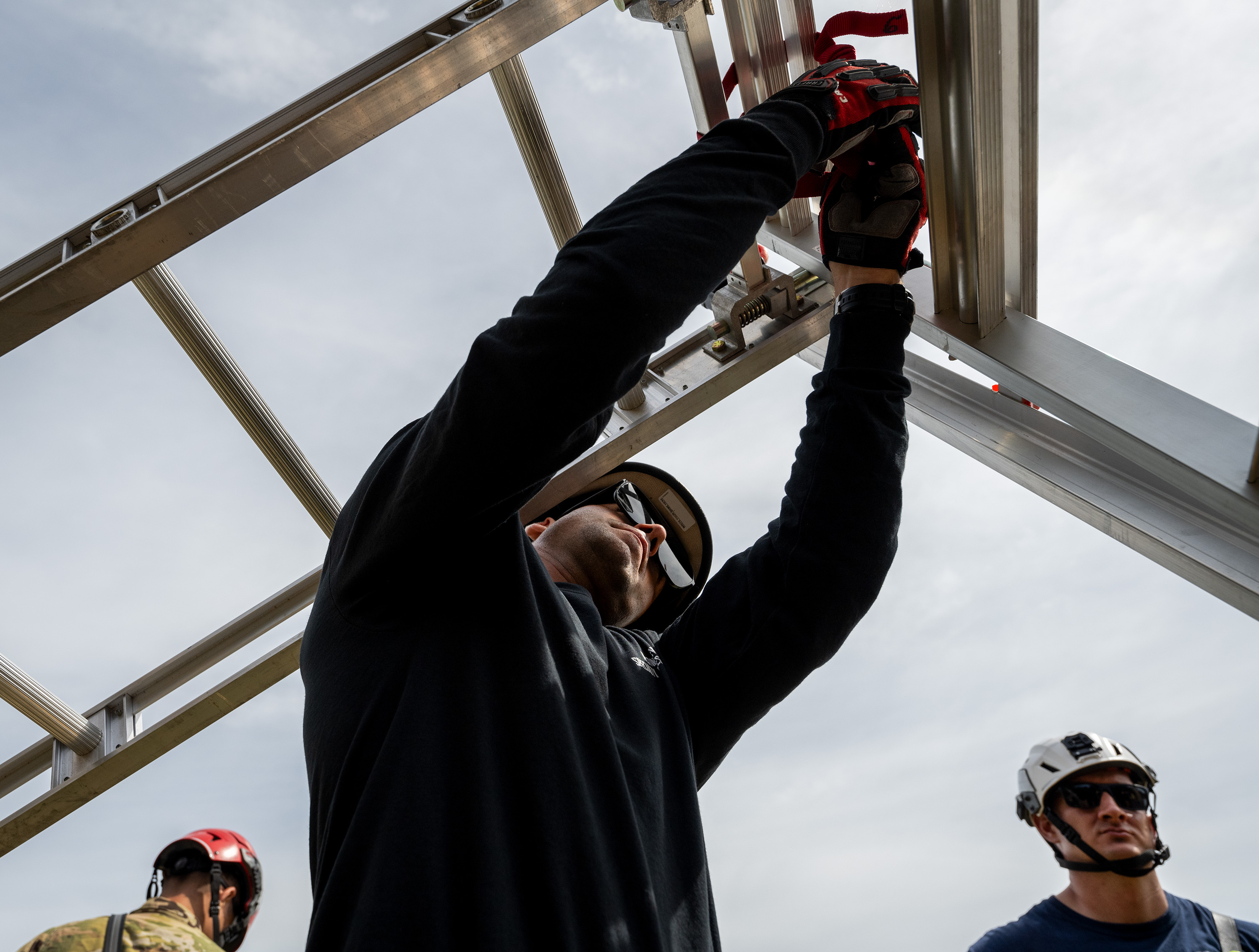 Down in a hole: Destin, Eglin Fire train in trench > Eglin Air Force ...