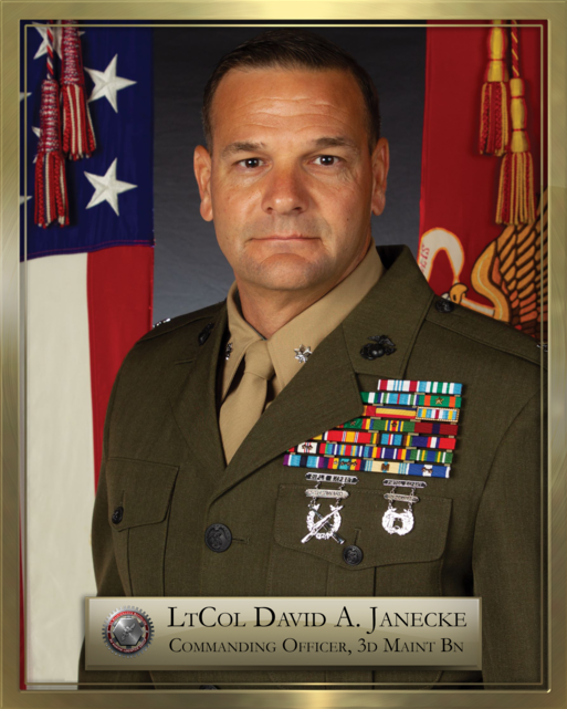 Lieutenant Colonel David A. Janecke > 3d Marine Logistics Group ...