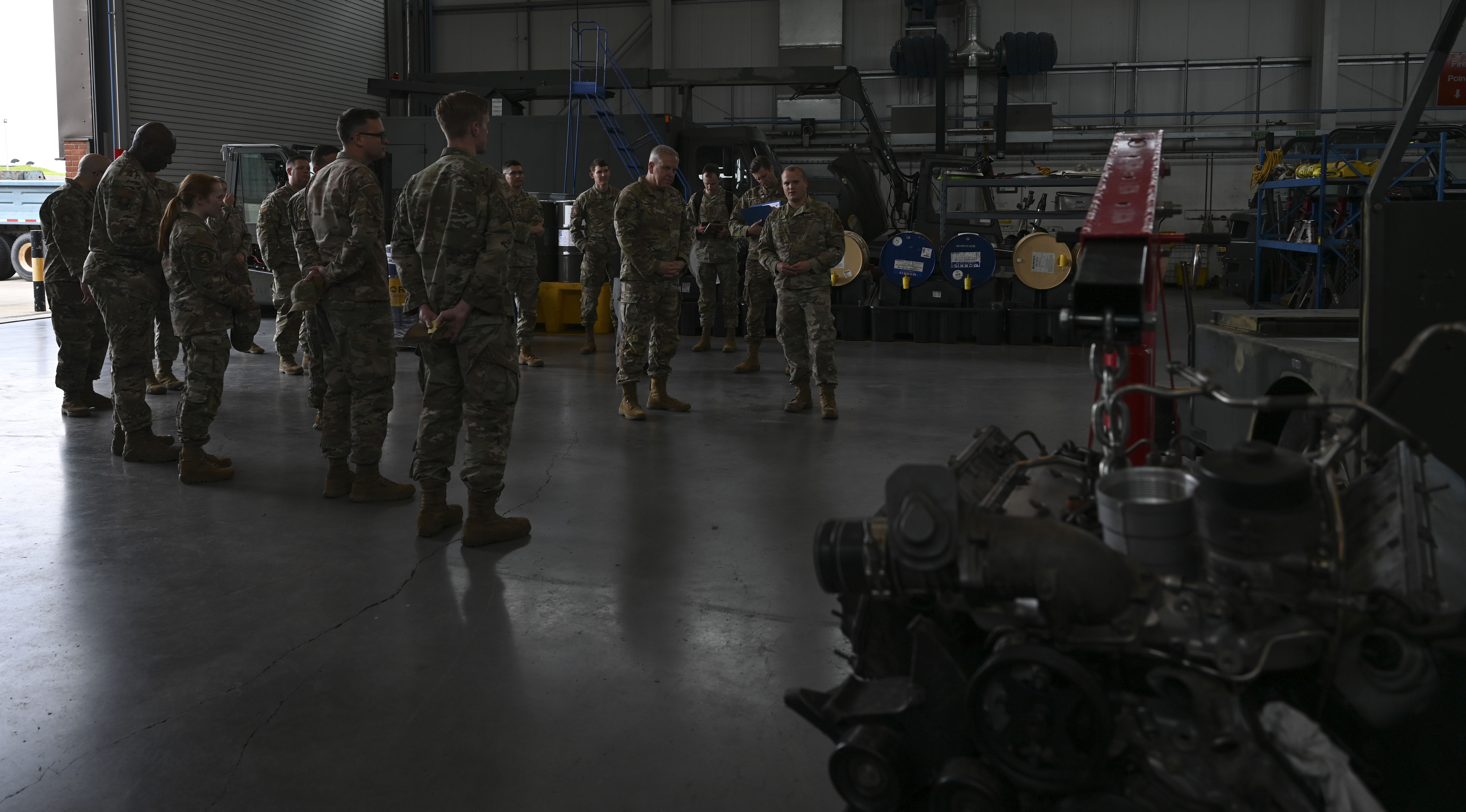 U.S. Air Force Installation and Mission Support Center command team ...