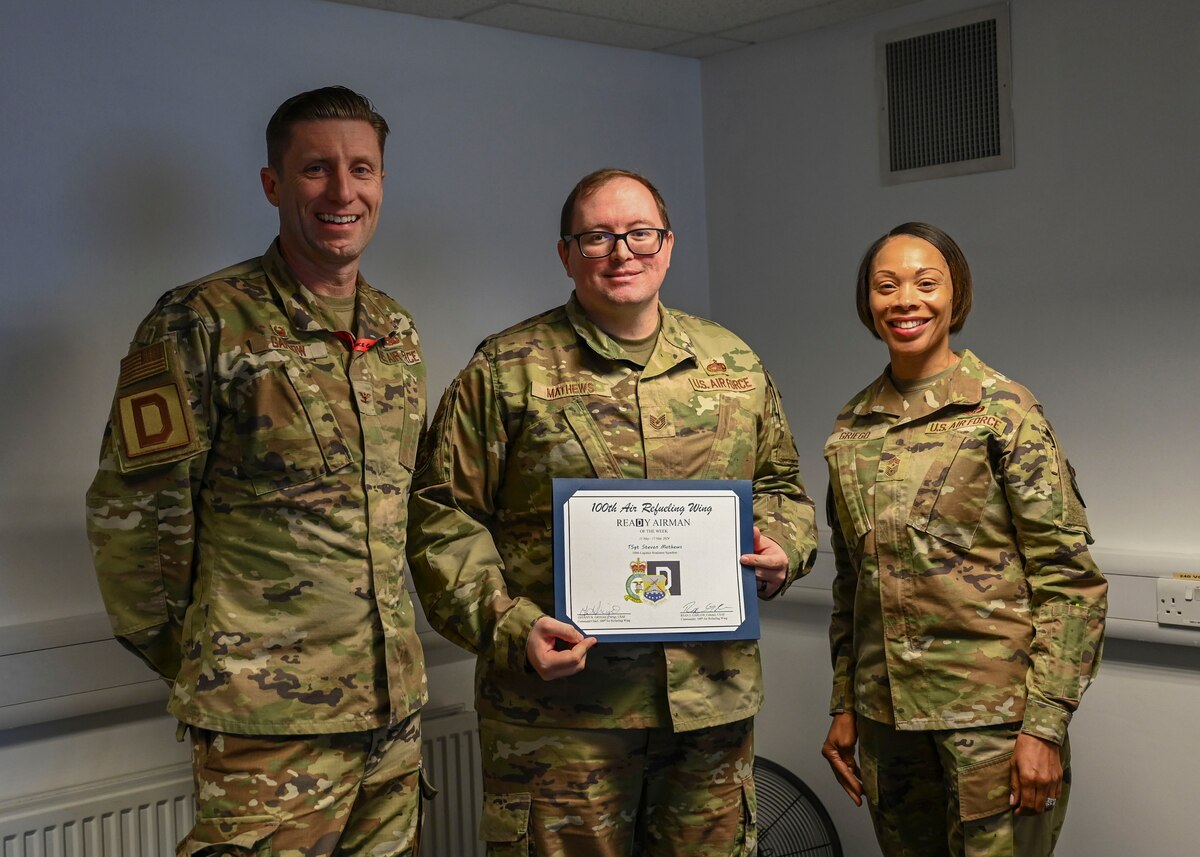 ReaDy Airmen of the week: TSgt. Steven Mathews > Royal Air Force ...