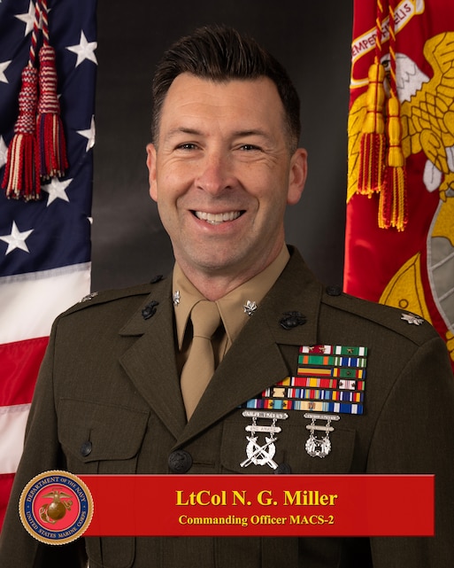Lieutenant Colonel Nathaniel G. Miller > 2nd Marine Aircraft Wing ...