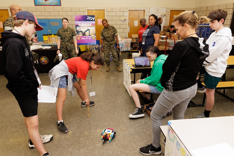 MCSC's Robotics-Themed STEM Camp Engages and Inspires Local Youth > Marine Corps Systems Command ...