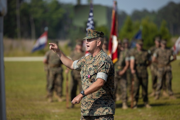 Marine Air Control Squadron 2 change of command ceremony