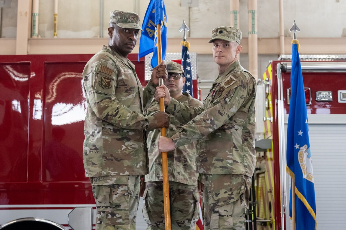 47th Civil Engineer Squadron welcomes new commander > 505th Command and Control Wing > Article ...