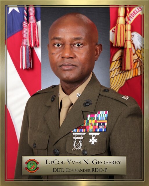 Lieutenant Colonel Yves N. Geoffrey > 3d Marine Logistics Group ...