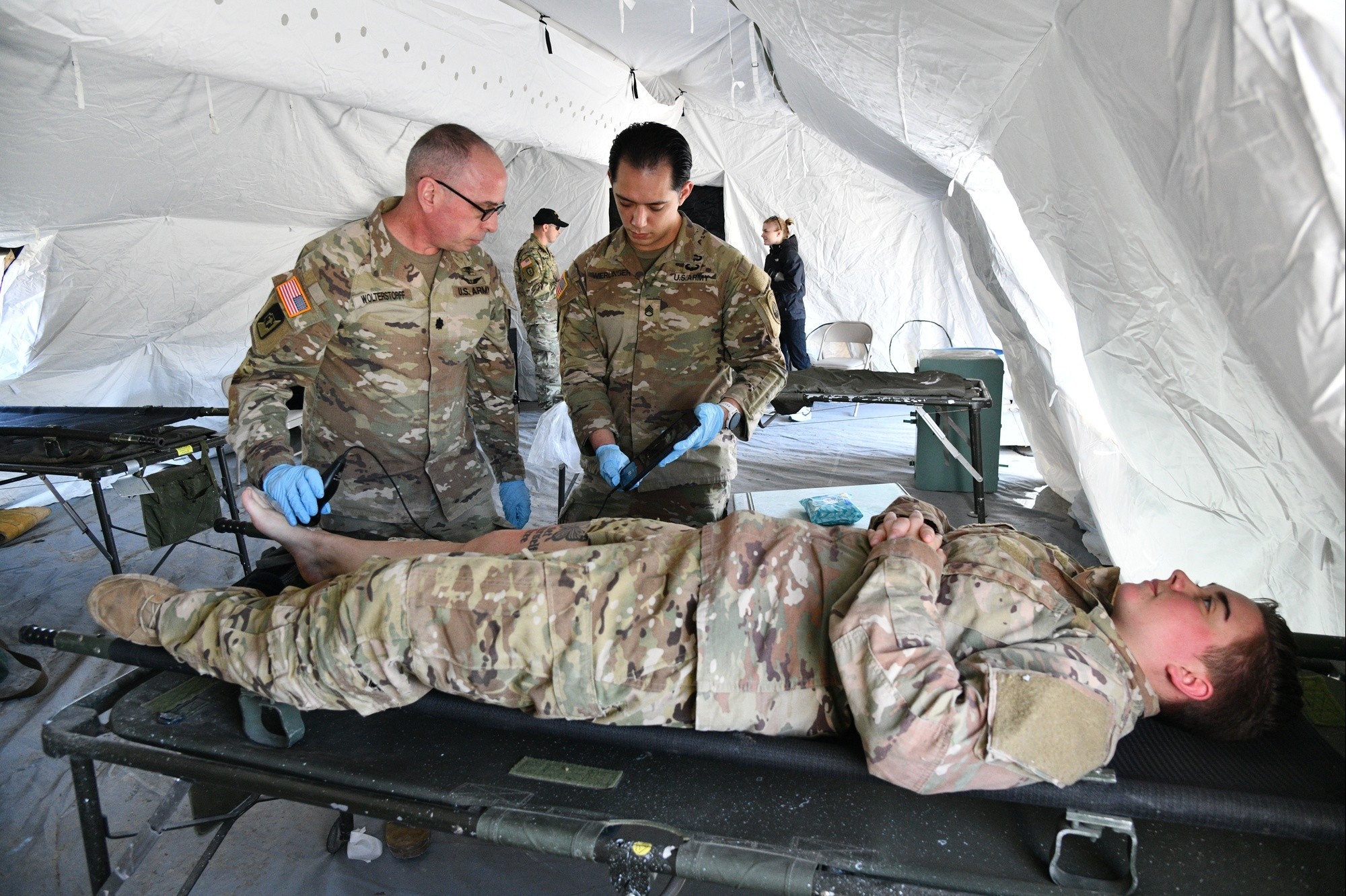 USAMTEAC tests new capability of ultrasound field portable for ...