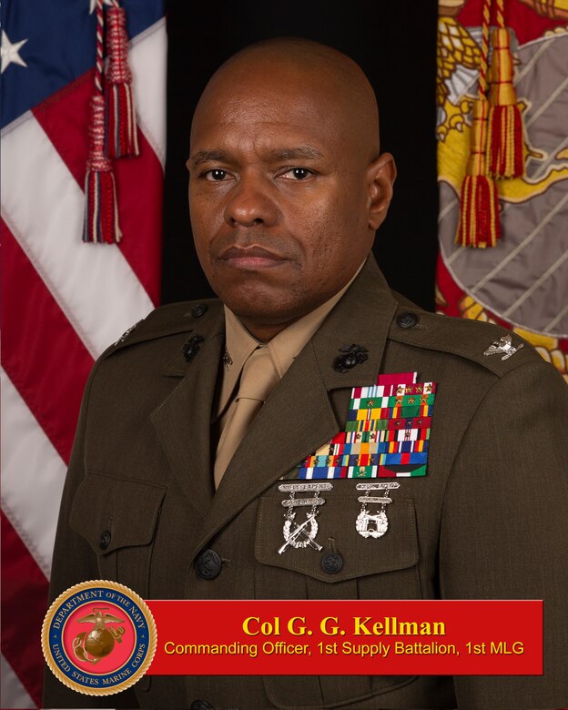 Col G. G. Kellman > 1st Marine Logistics Group > Biography