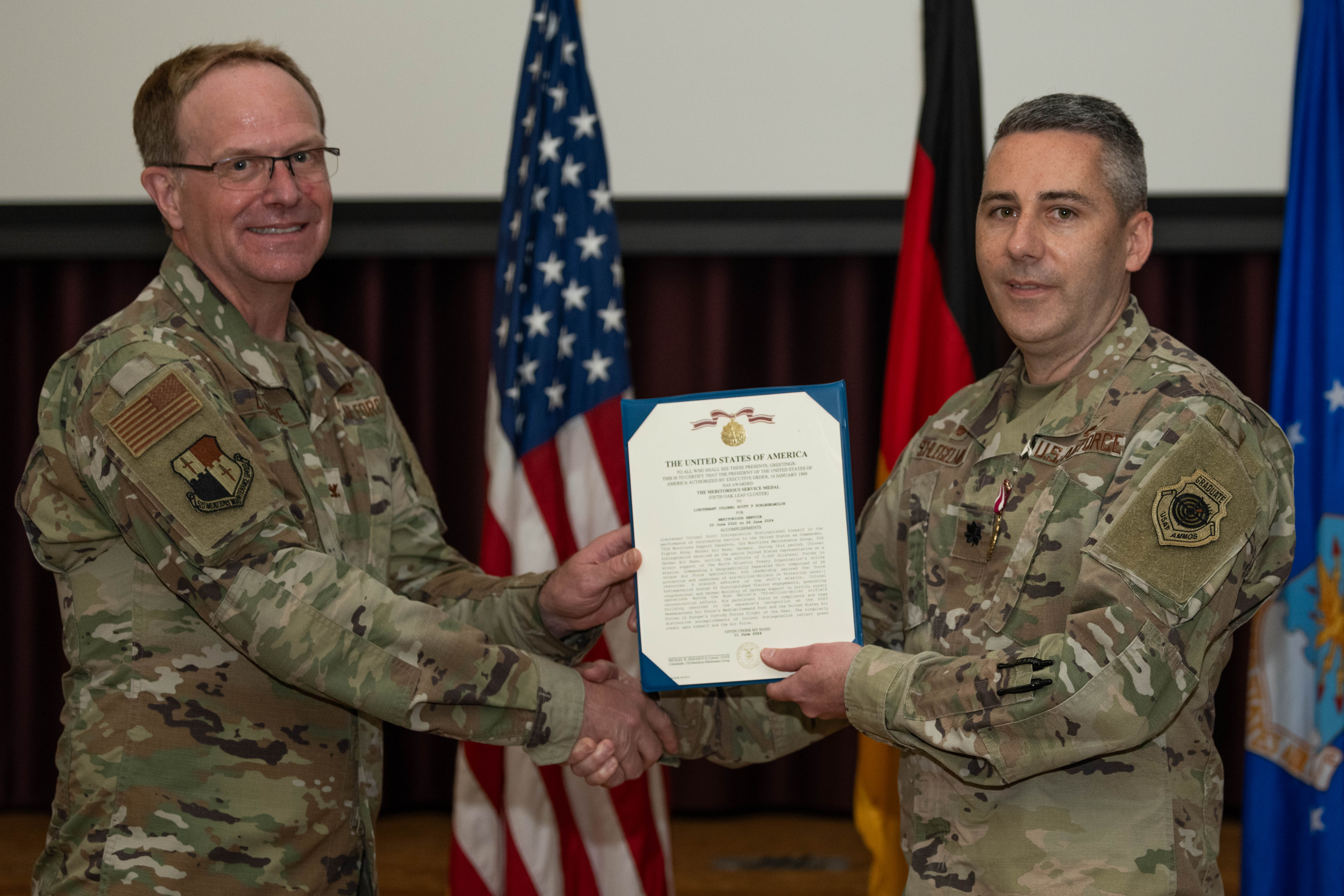 702nd Munitions Support Squadron welcomes new commander > Spangdahlem ...