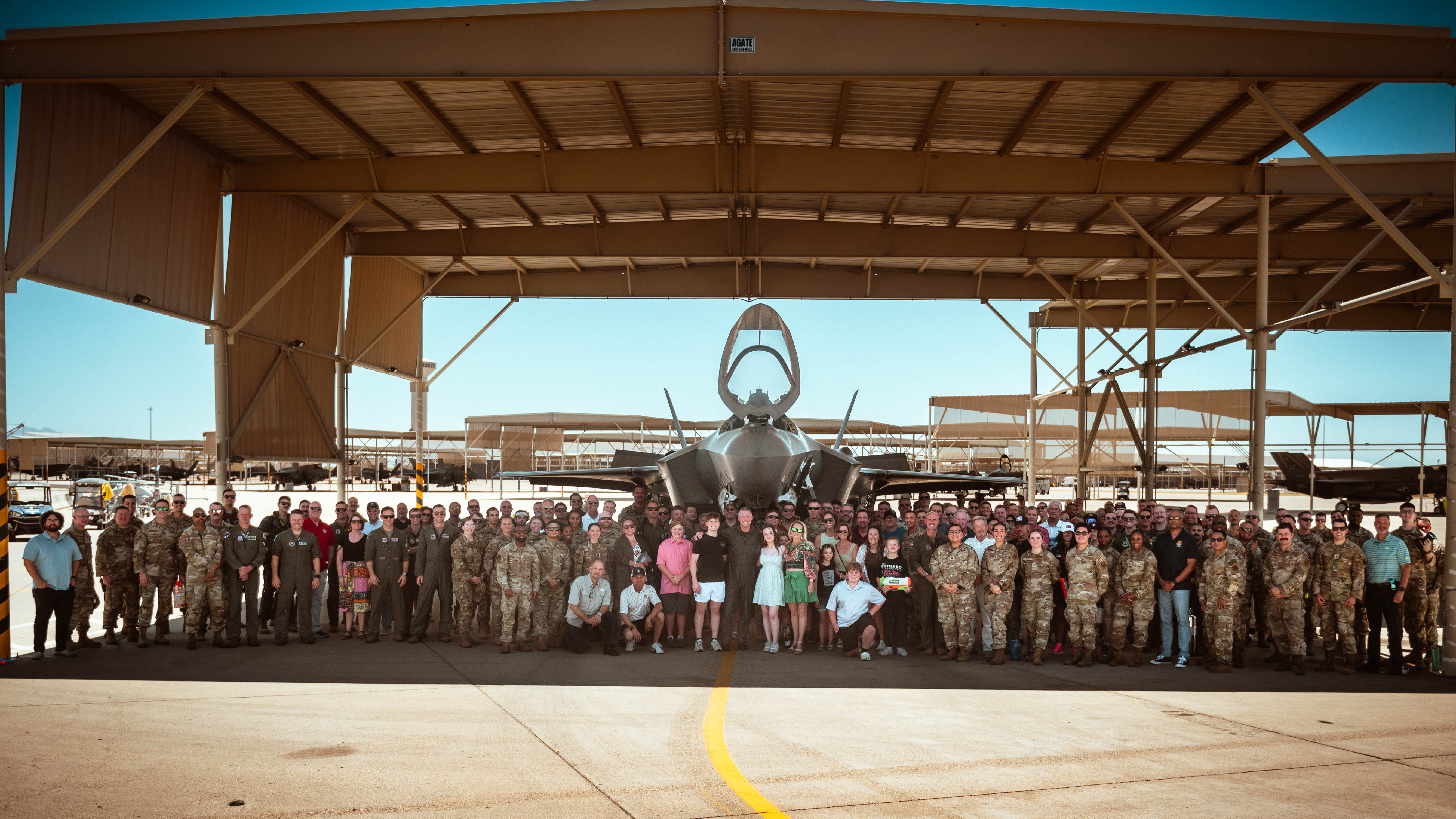 56th FW commander's fini flight ends with a splash > Luke Air Force ...